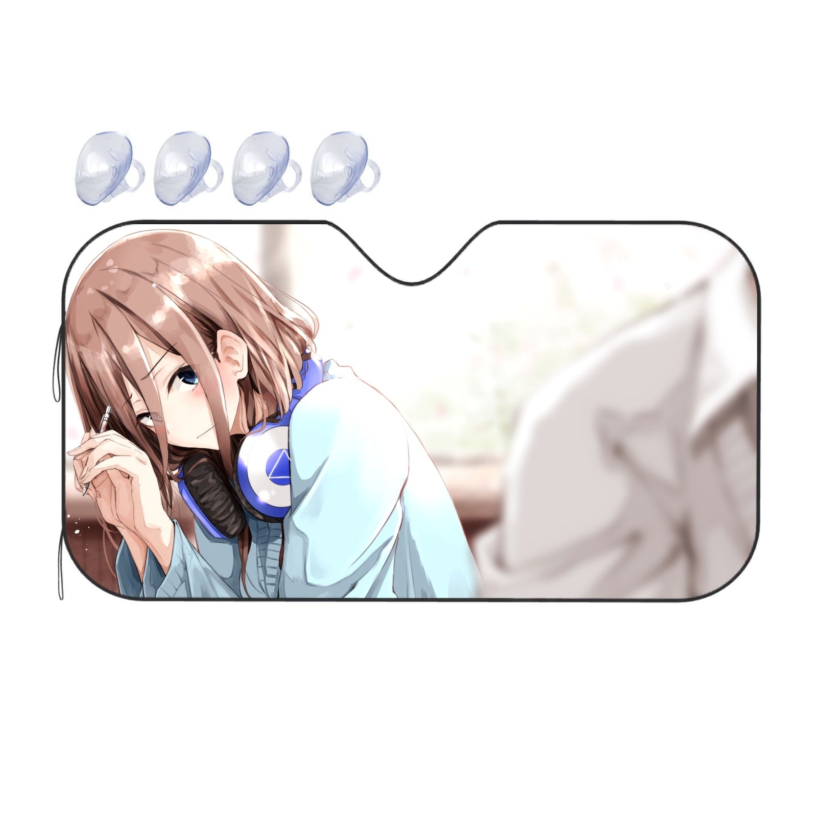 The Quintessential Quintuplets Miku Nakano Car Sunshade