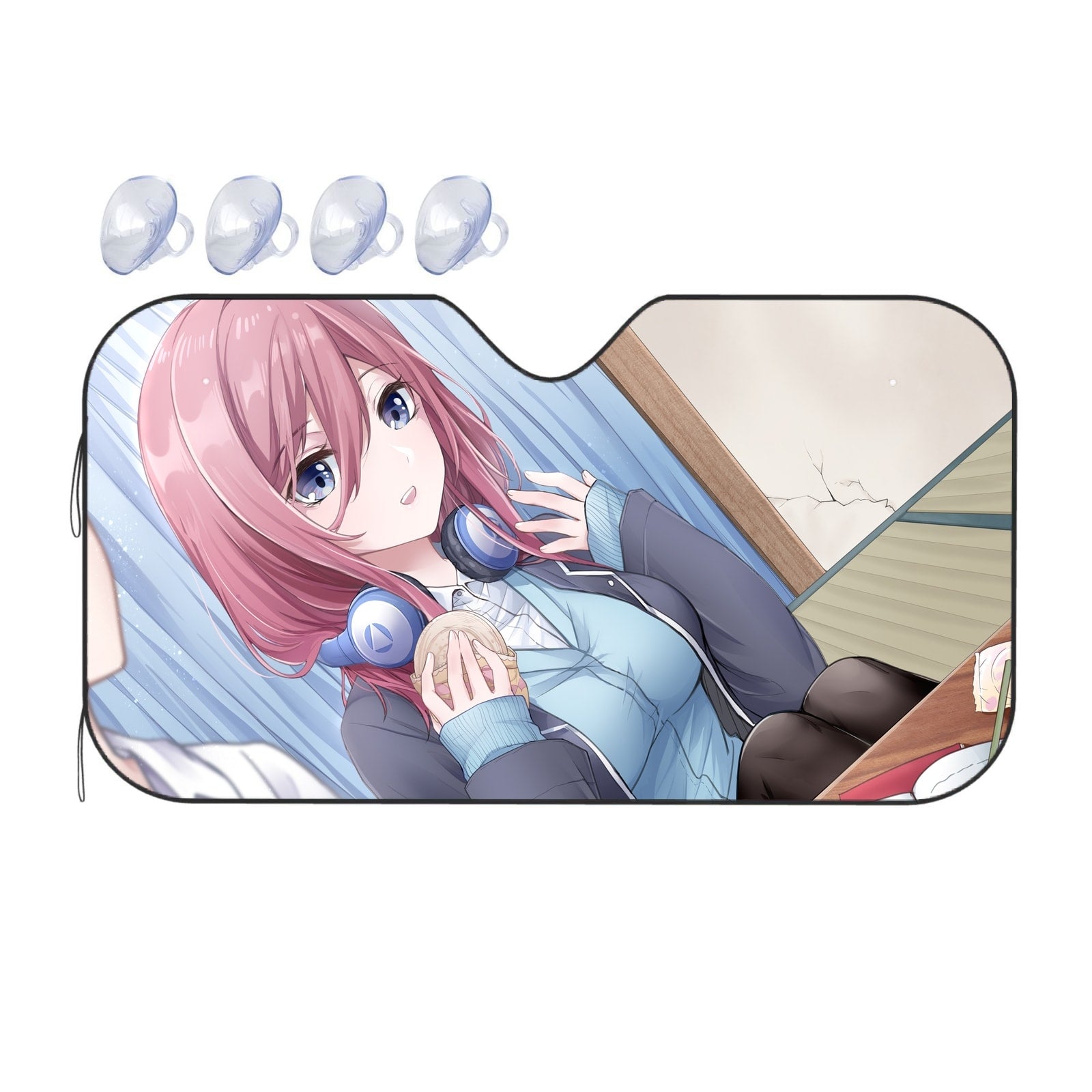 The Quintessential Quintuplets Miku Nakano Car Sunshade