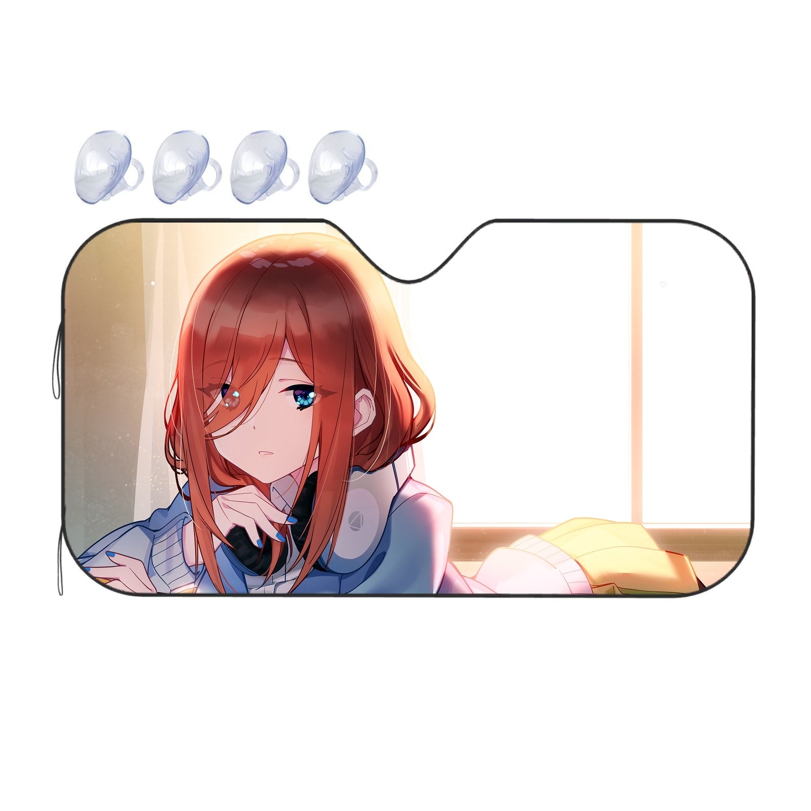 The Quintessential Quintuplets Miku Nakano Car Sunshade