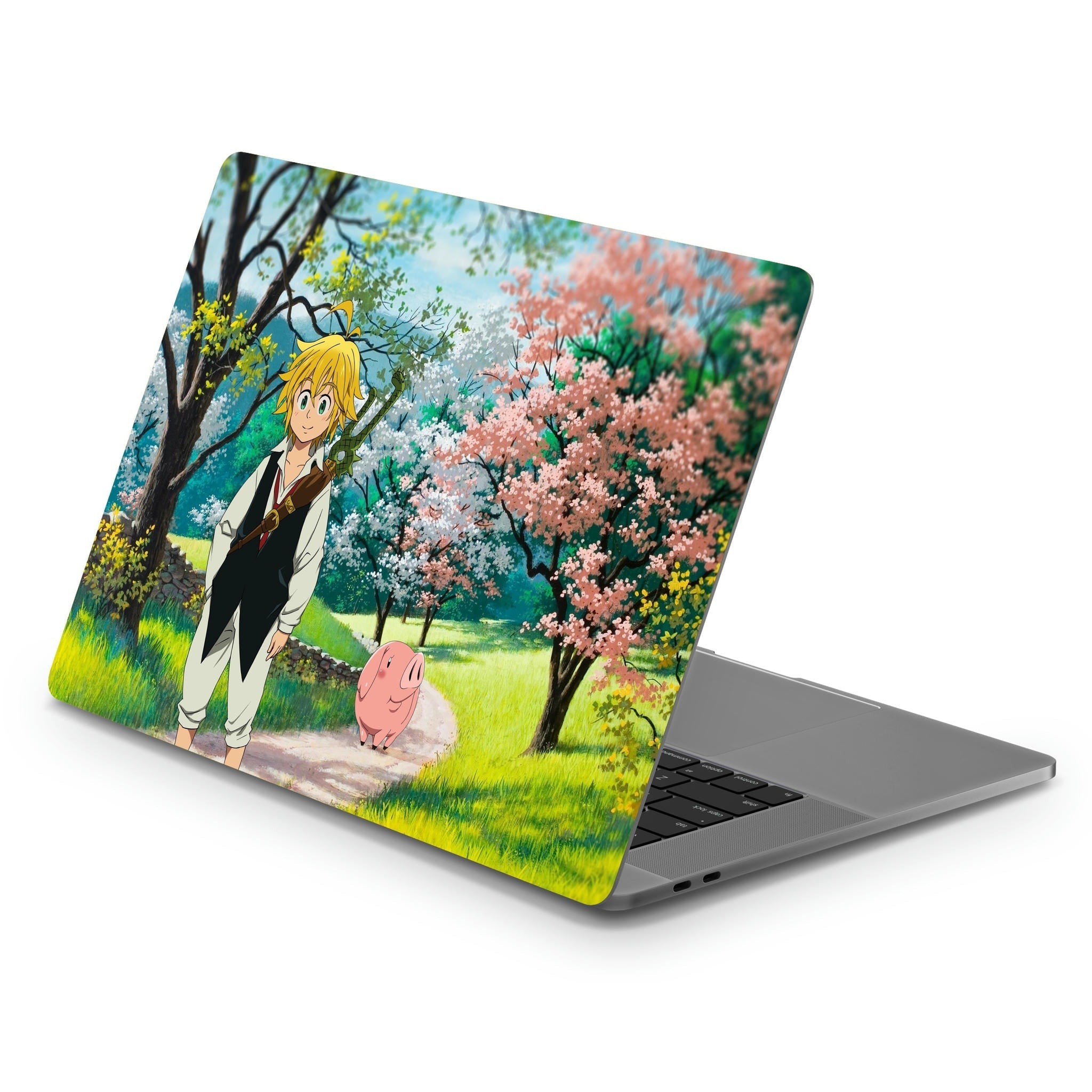 The Seven Deadly Sins - Meliodas & Hawk Macbook Skin
