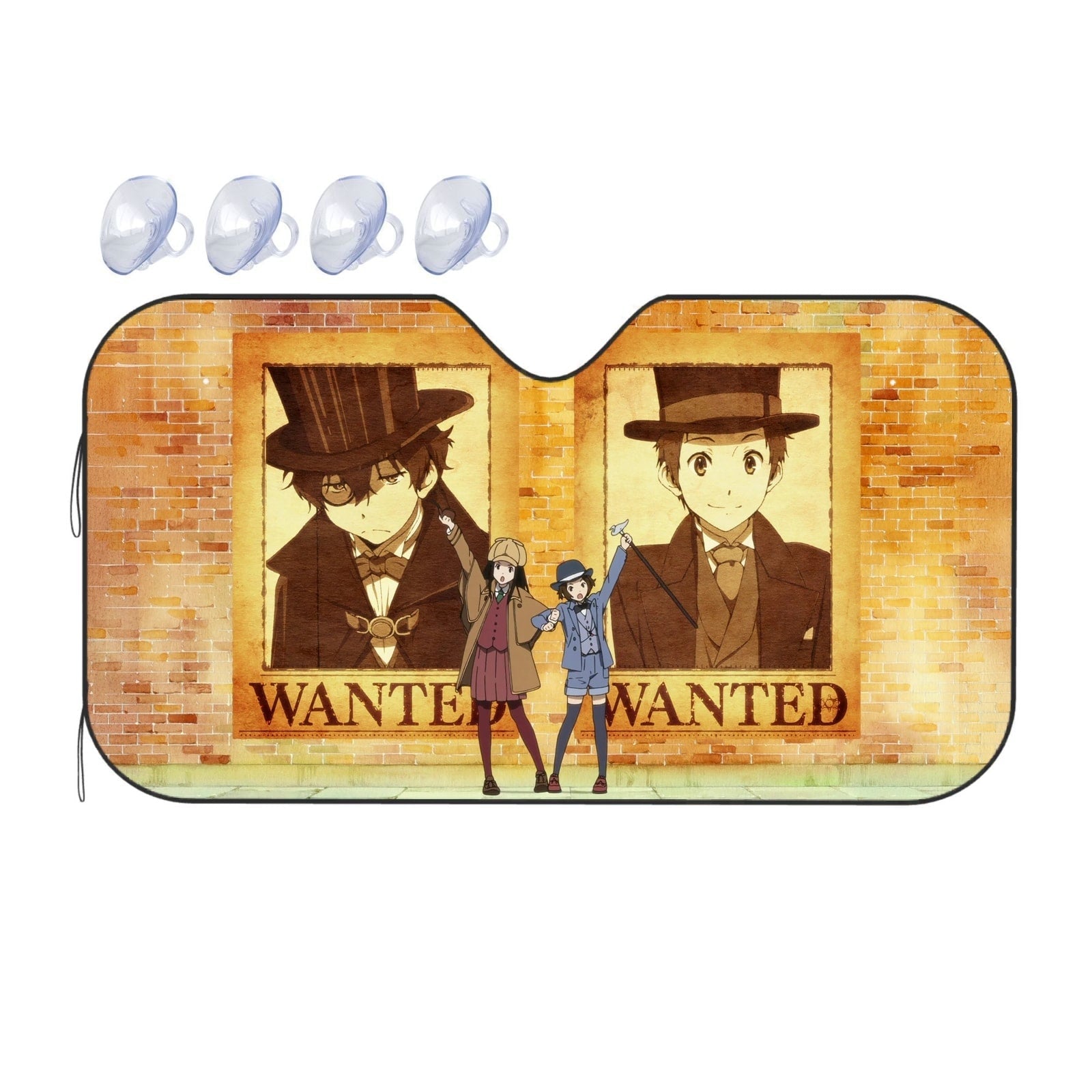 Wanted Posters Car Sunshade