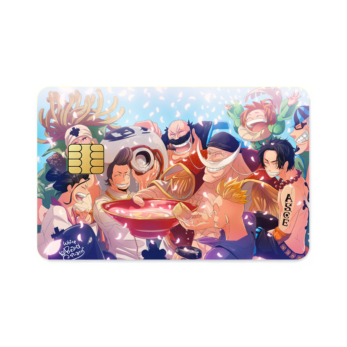 White Beard Pirate Credit Card Skins (4-in-1 Pack)