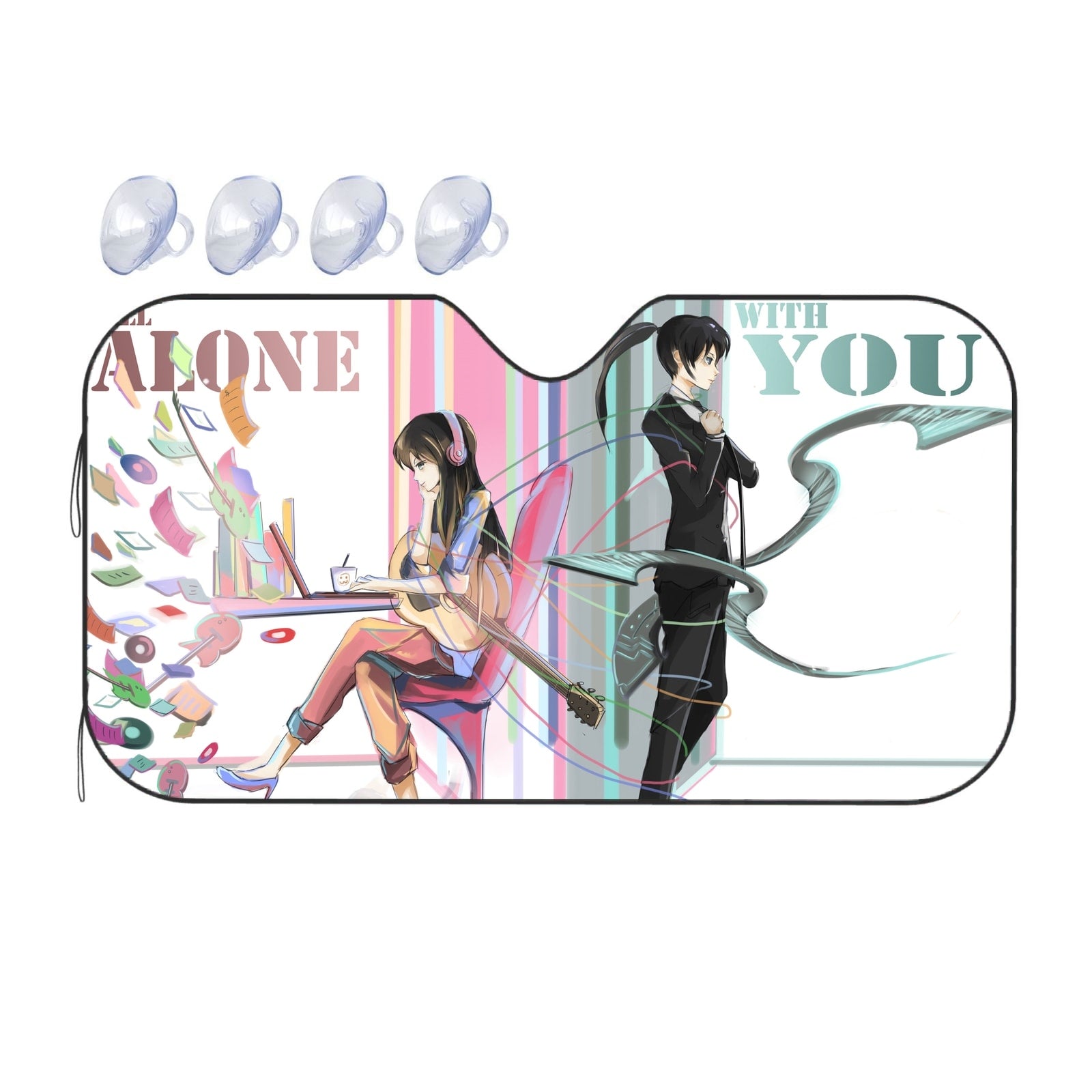 Yayoi Kunizuka- All alone Car Sunshade