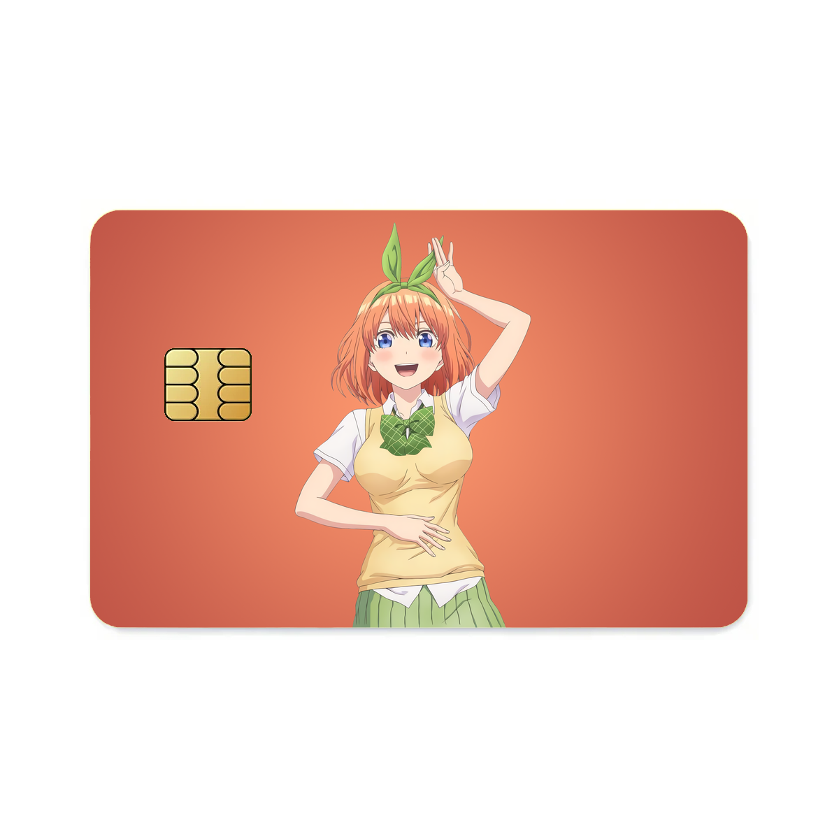 Yotsuba Nakano from 5-Toubun no Hanayome Credit Card Skins (4-in-1 Pac