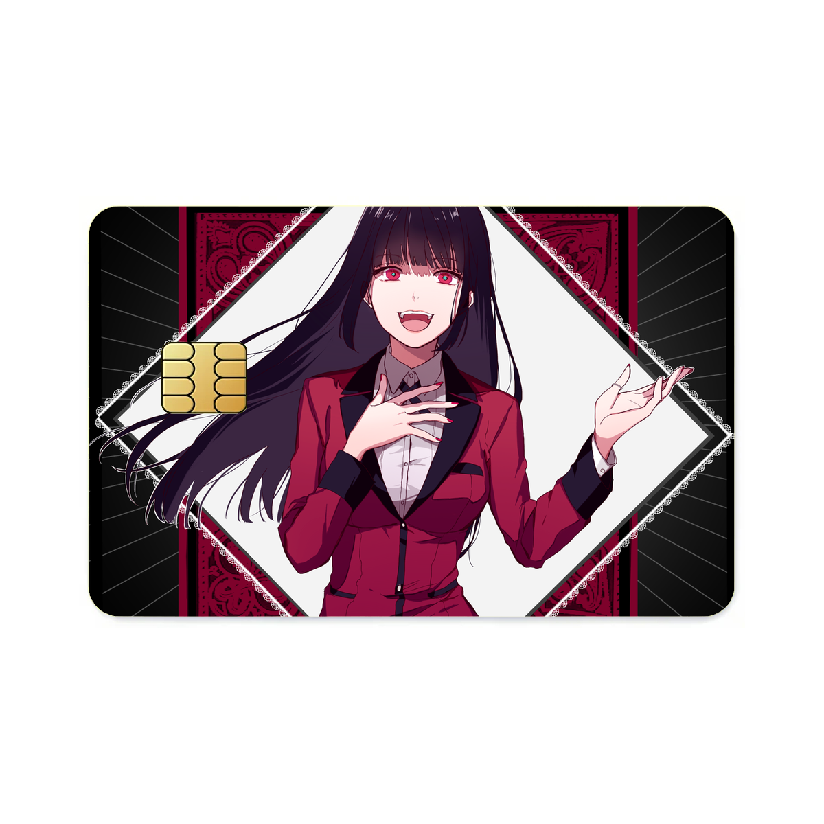 Yumeko Jabami Credit Card Skins (4-in-1 Pack)