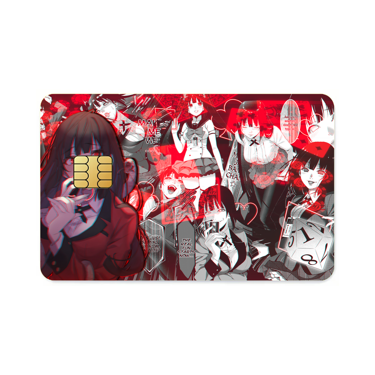 Yumeko Jabami Credit Card Skins (4-in-1 Pack)