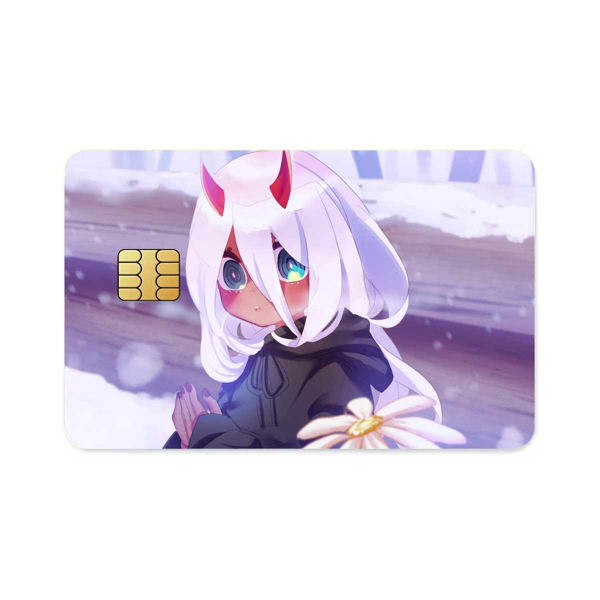 Zero Two Child Credit Card Skins (4-in-1 Pack)