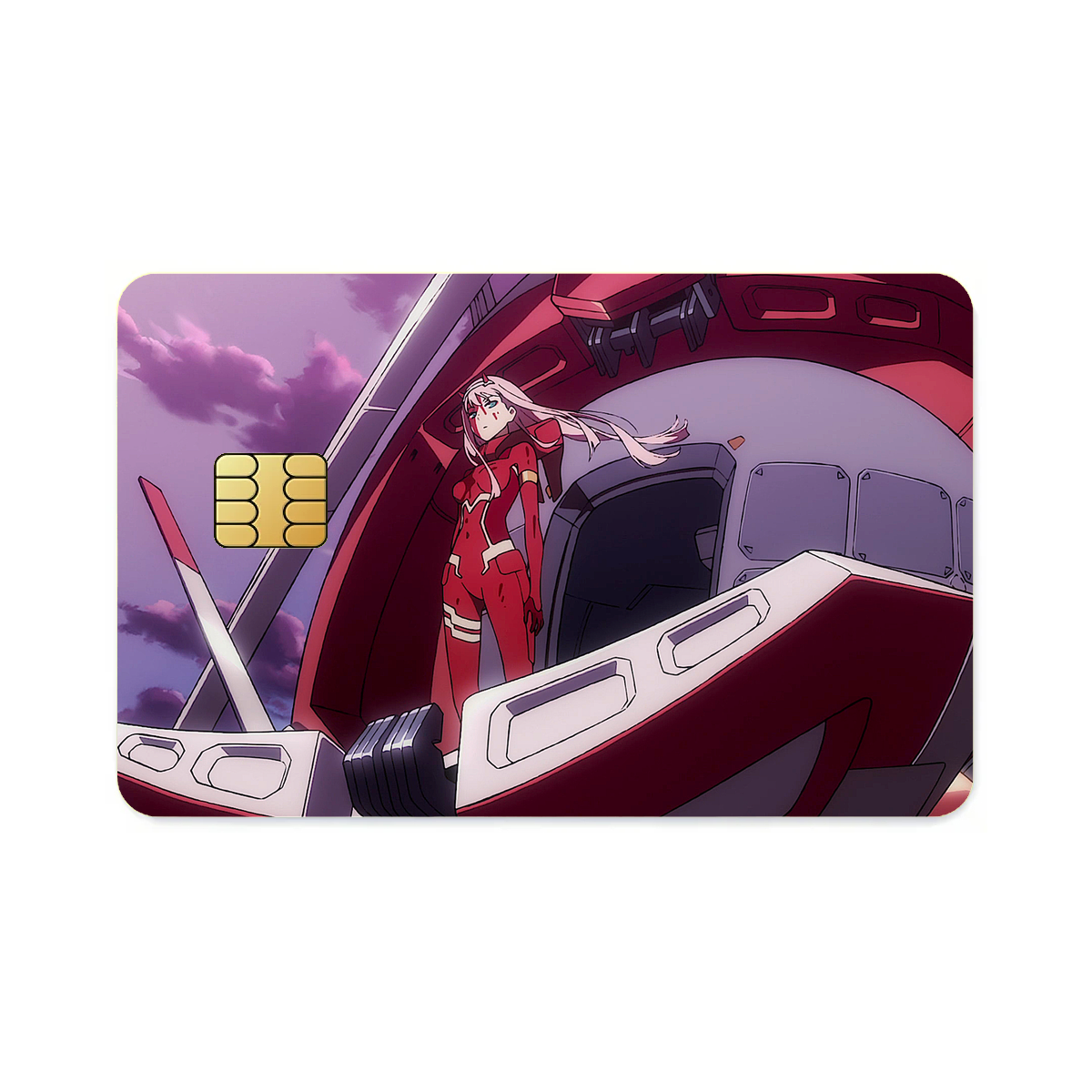 Zero Two's Strelizia Credit Card Skins (4-in-1 Pack)
