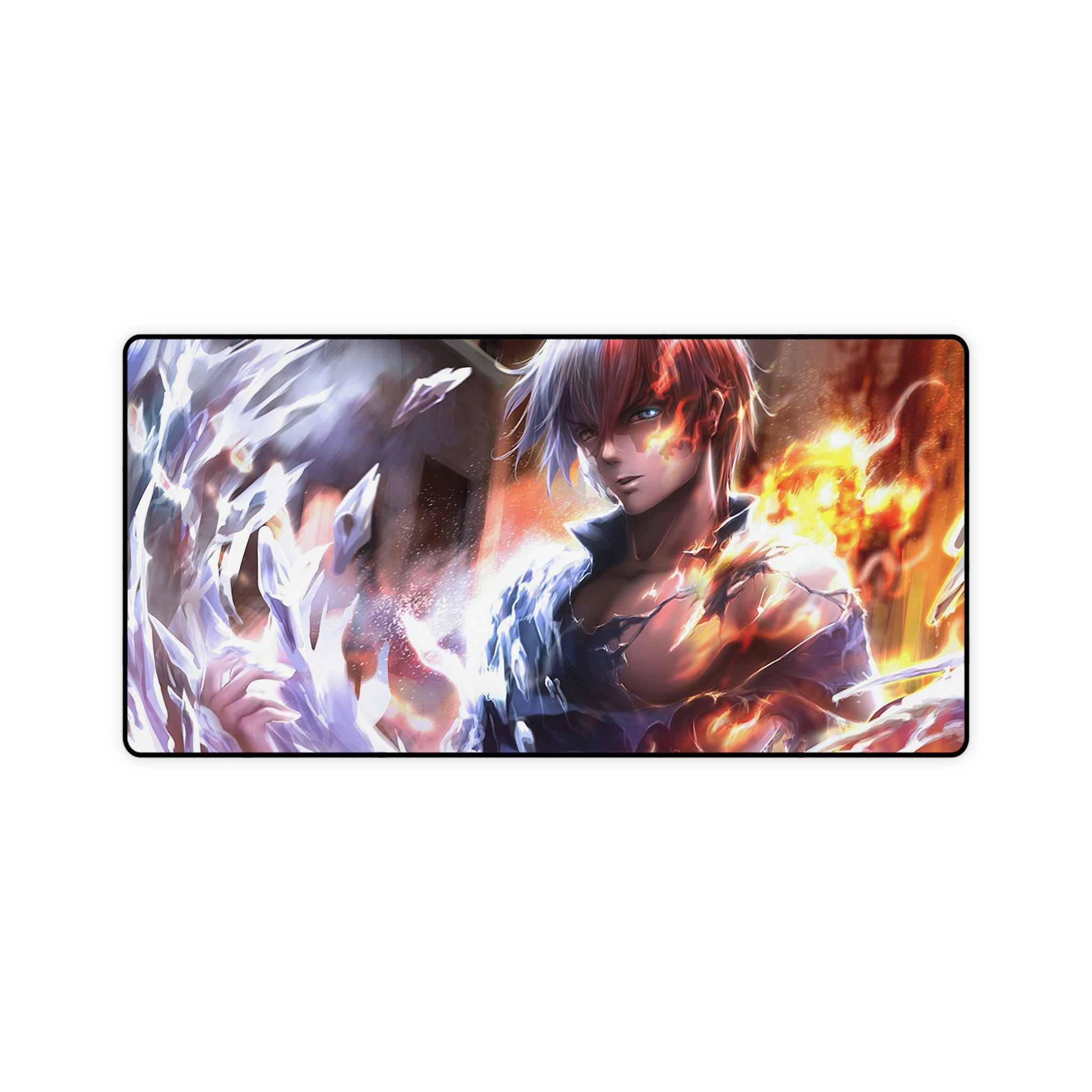 Shoto Todoroki, Fire, Ice, [My Hero Academia], Mouse Pad (Desk Mat)