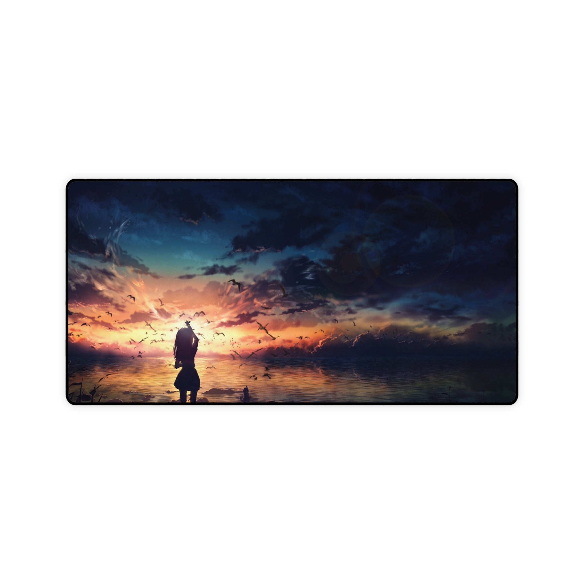 Anime Sunset Mouse Pad (Desk Mat)