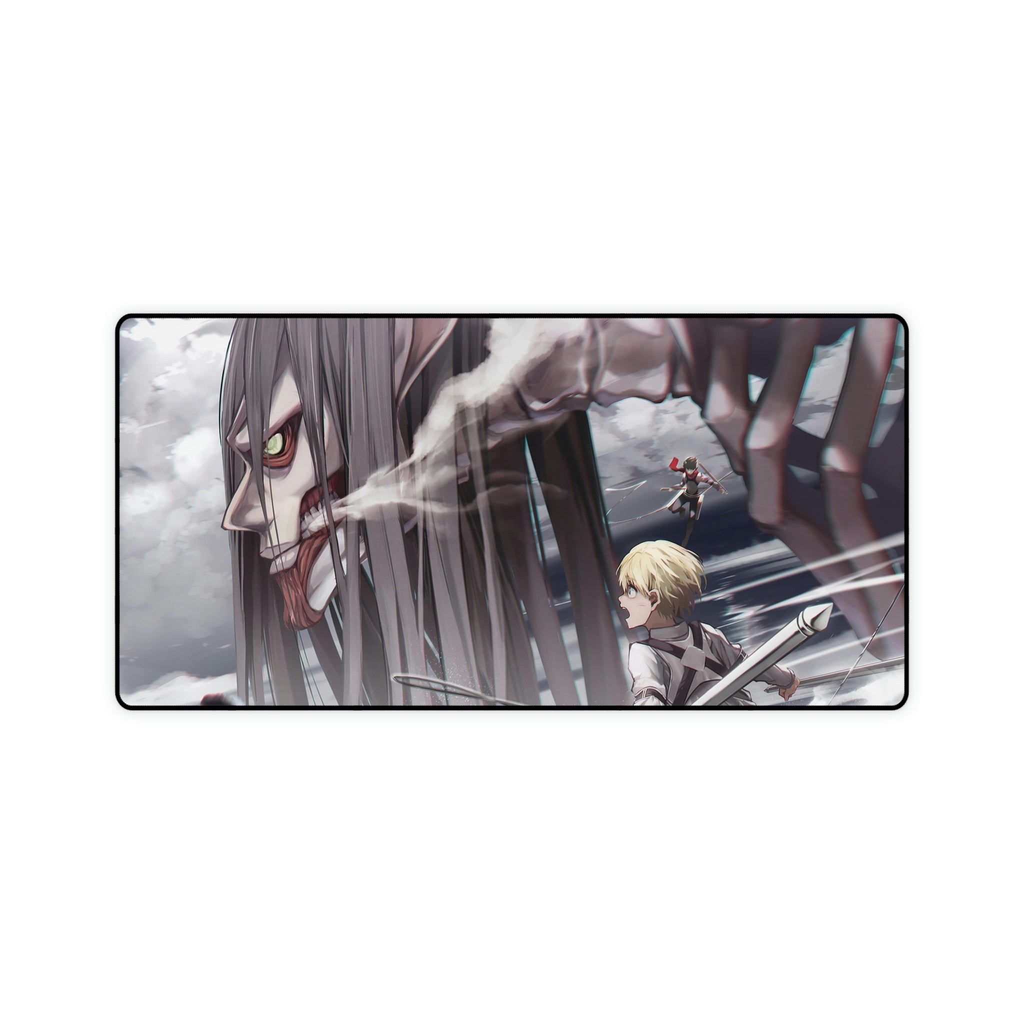 Eren Founding Titan Attack on Mouse Pad (Desk Mat)