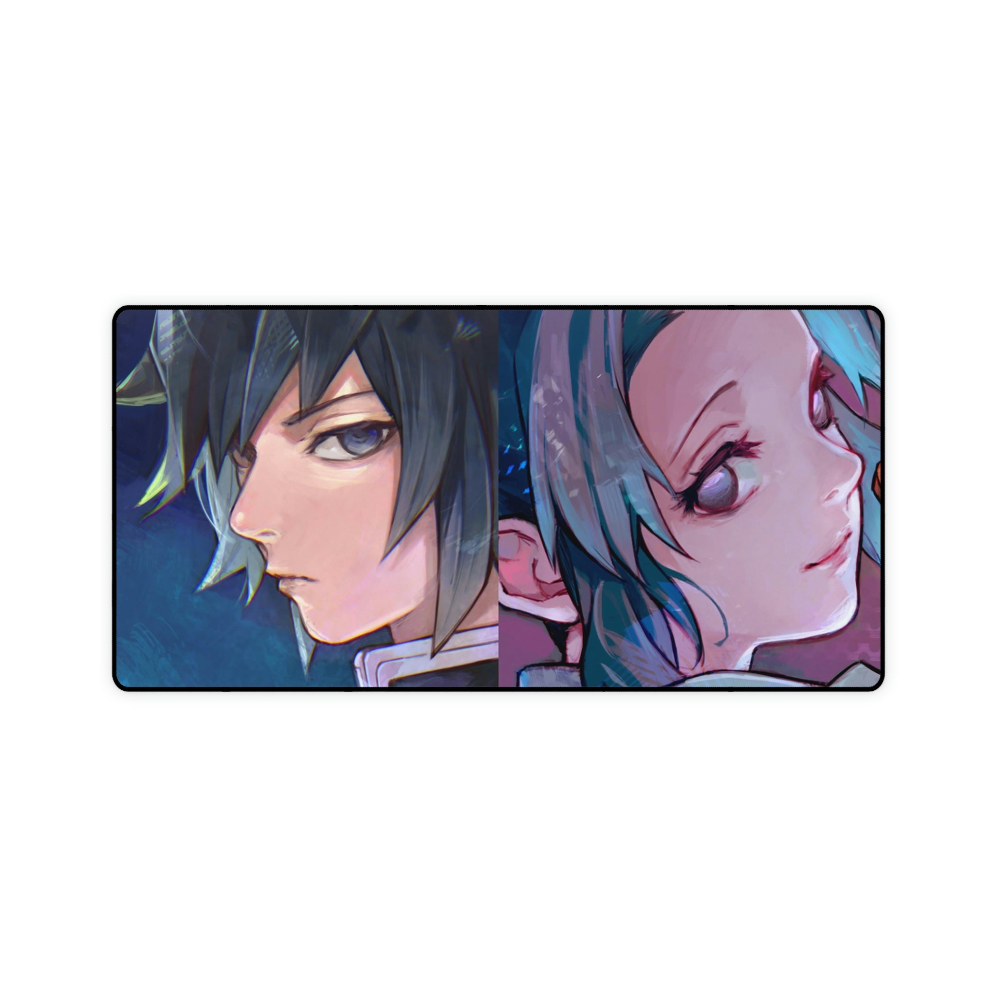 Giyu and Shinobu, Kimetsu no Yaiba, Pillars, Mouse Pad (Desk Mat ...