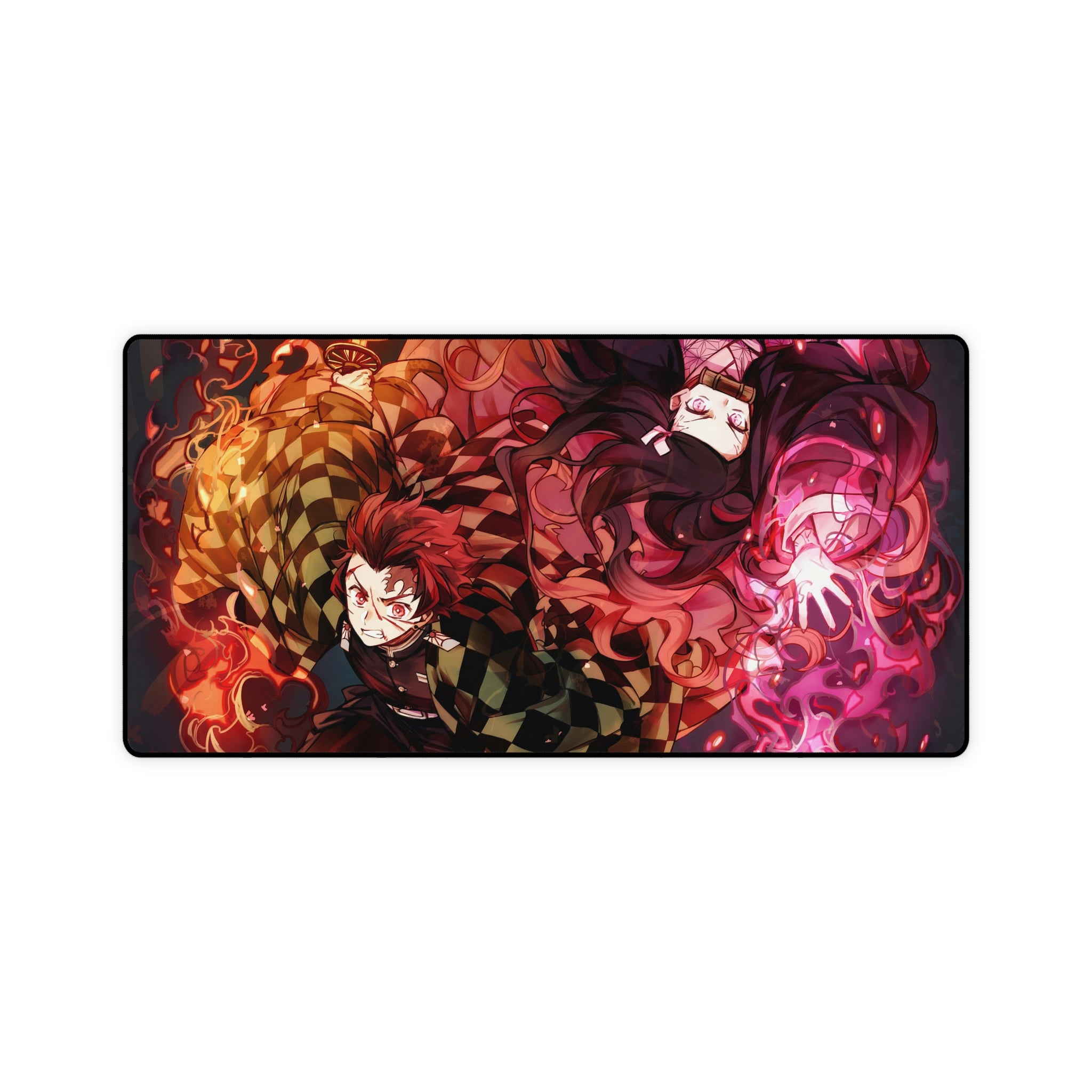 Tanjiro and Nezuko, (Kimetsu no Yaiba), Mouse Pad (Desk Mat)