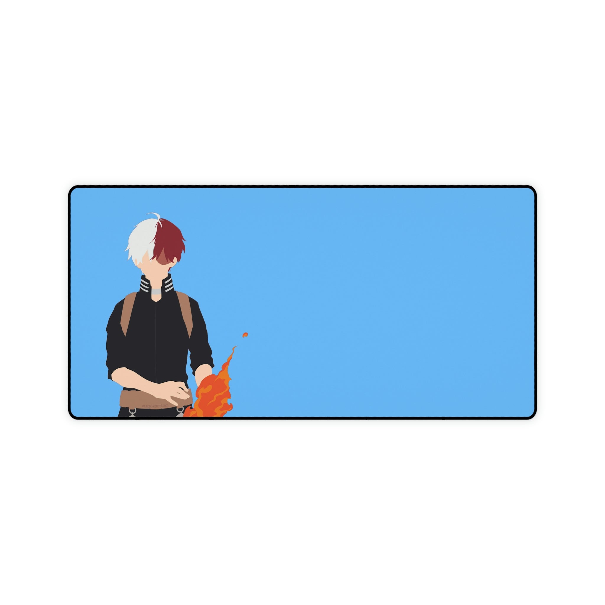 Shoto Todoroki, Minimalist, Academia, [My Hero Academia], Mouse Pad (D