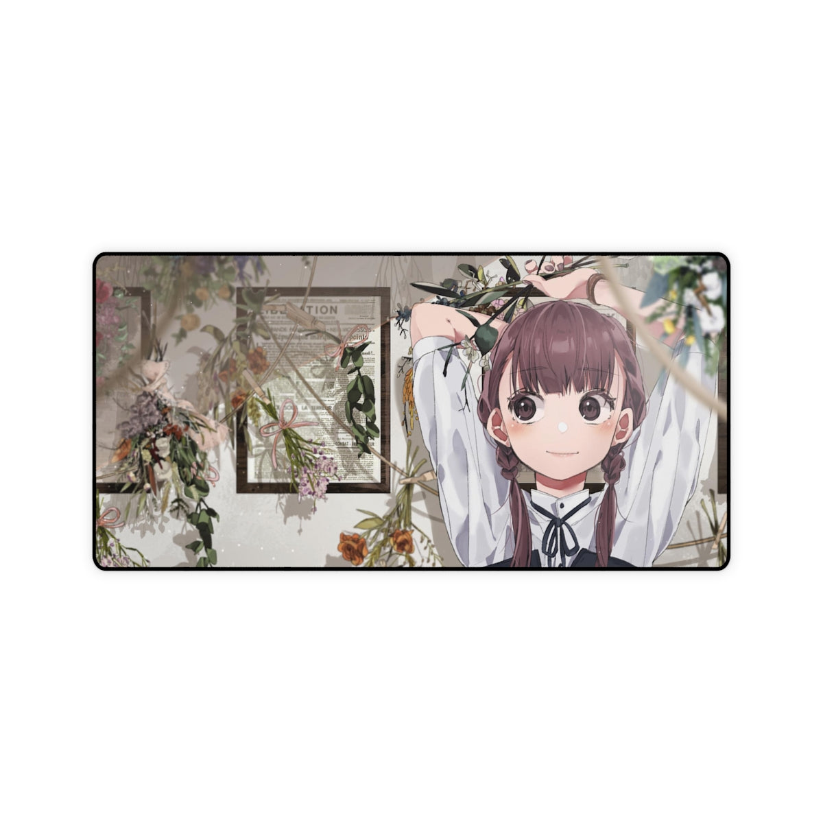 Anime Girl Mouse Pad (Desk Mat)