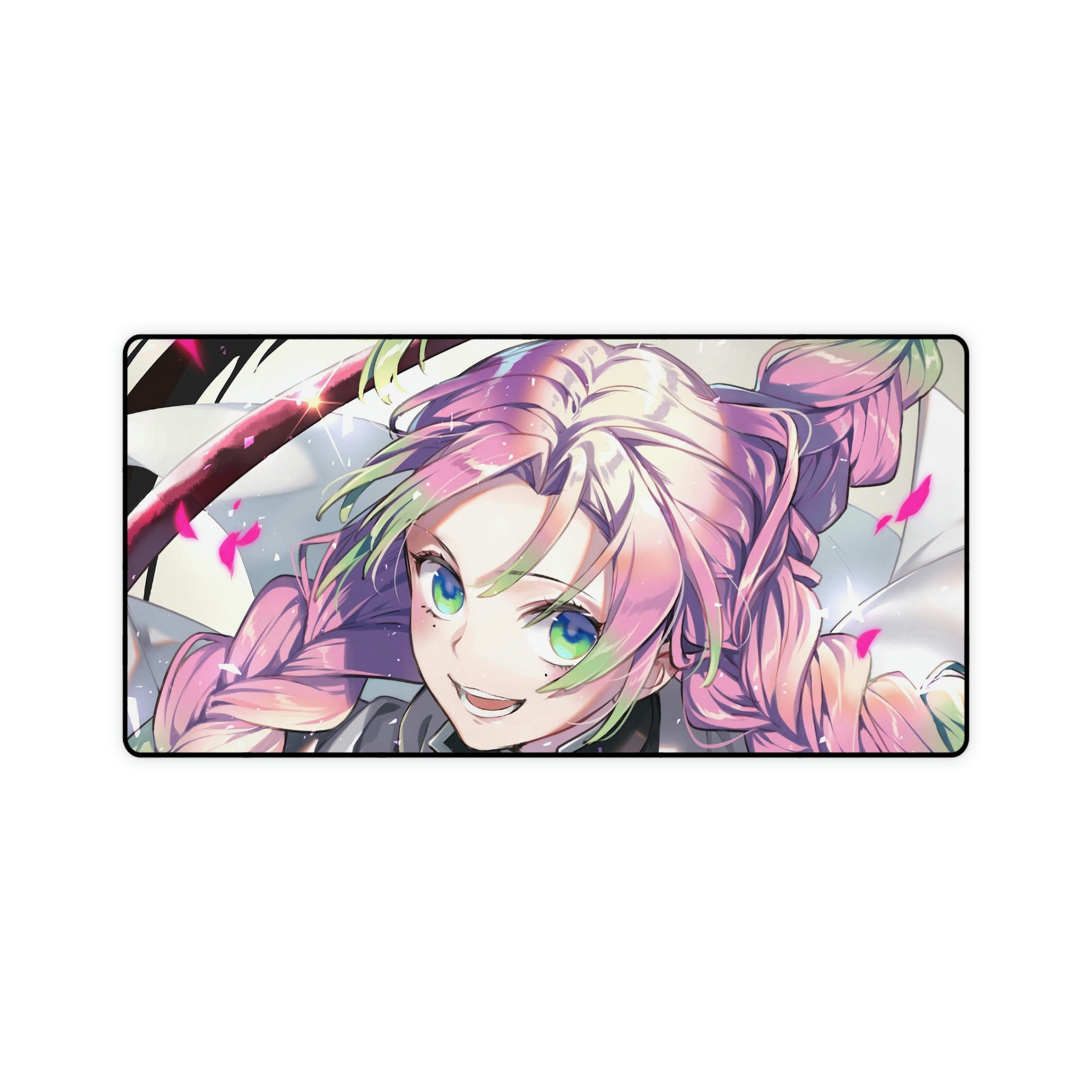 Mitsuri Kanroji, (Kimetsu no Yaiba), Mouse Pad (Desk Mat)