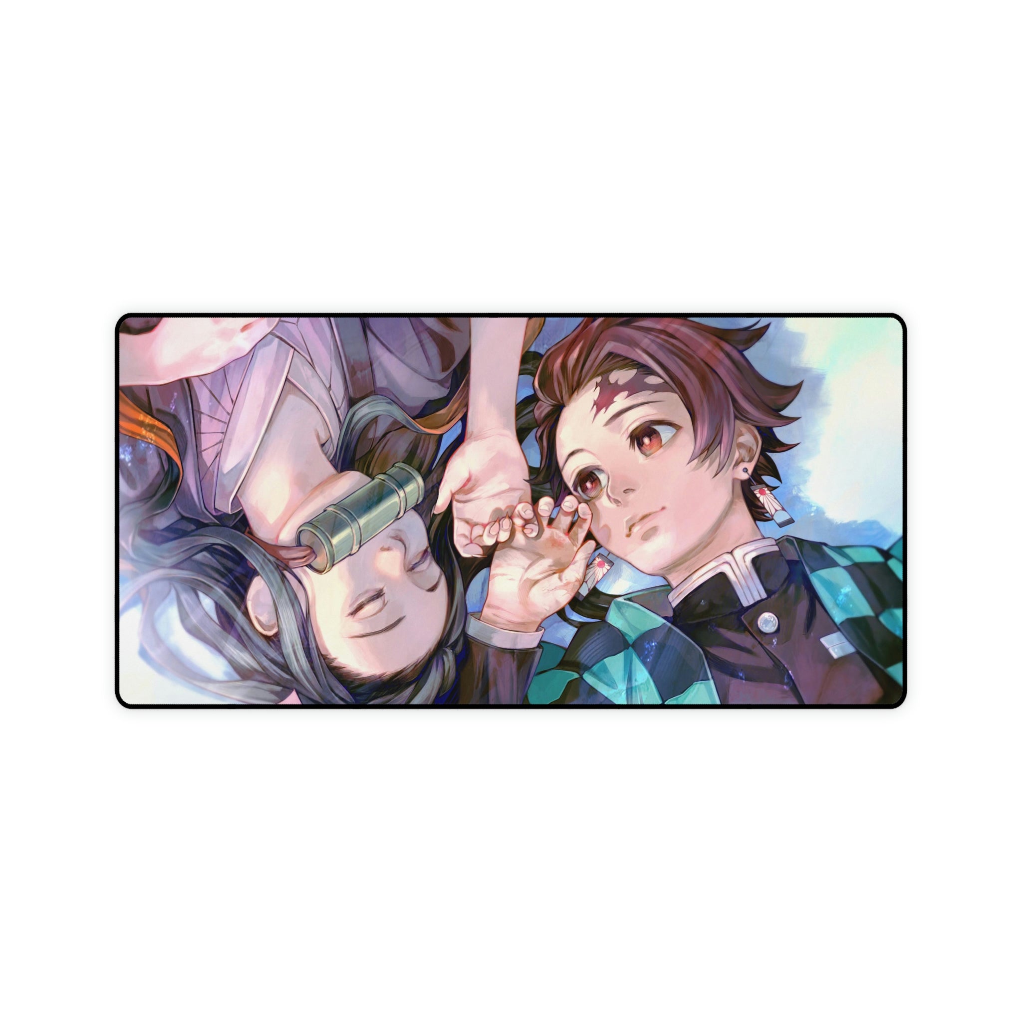 Nezuko, Tanjiro, Demon Slayer, Kimetsu no Yaiba, Mouse Pad (Desk Mat)