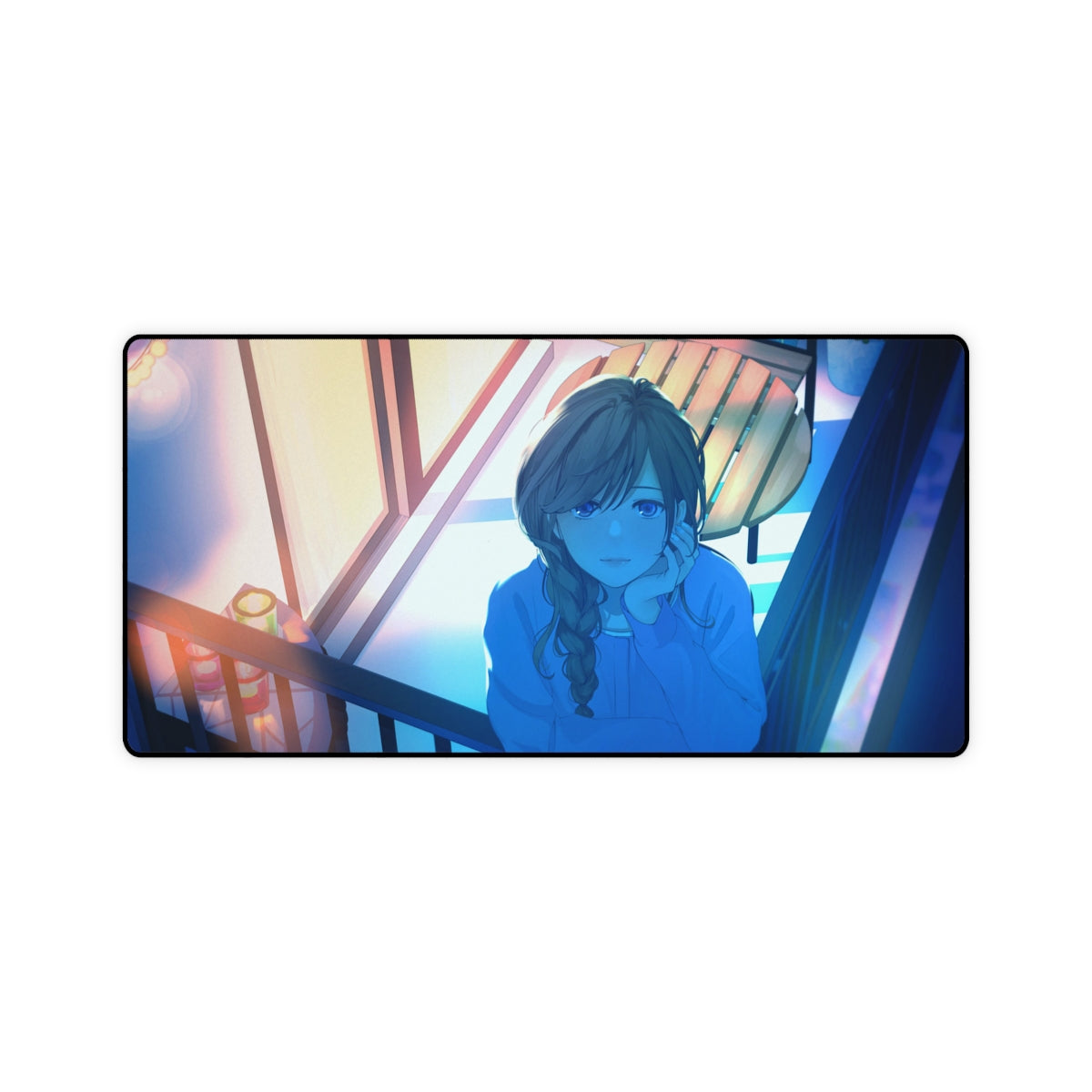 Anime Girl Mouse Pad (Desk Mat)