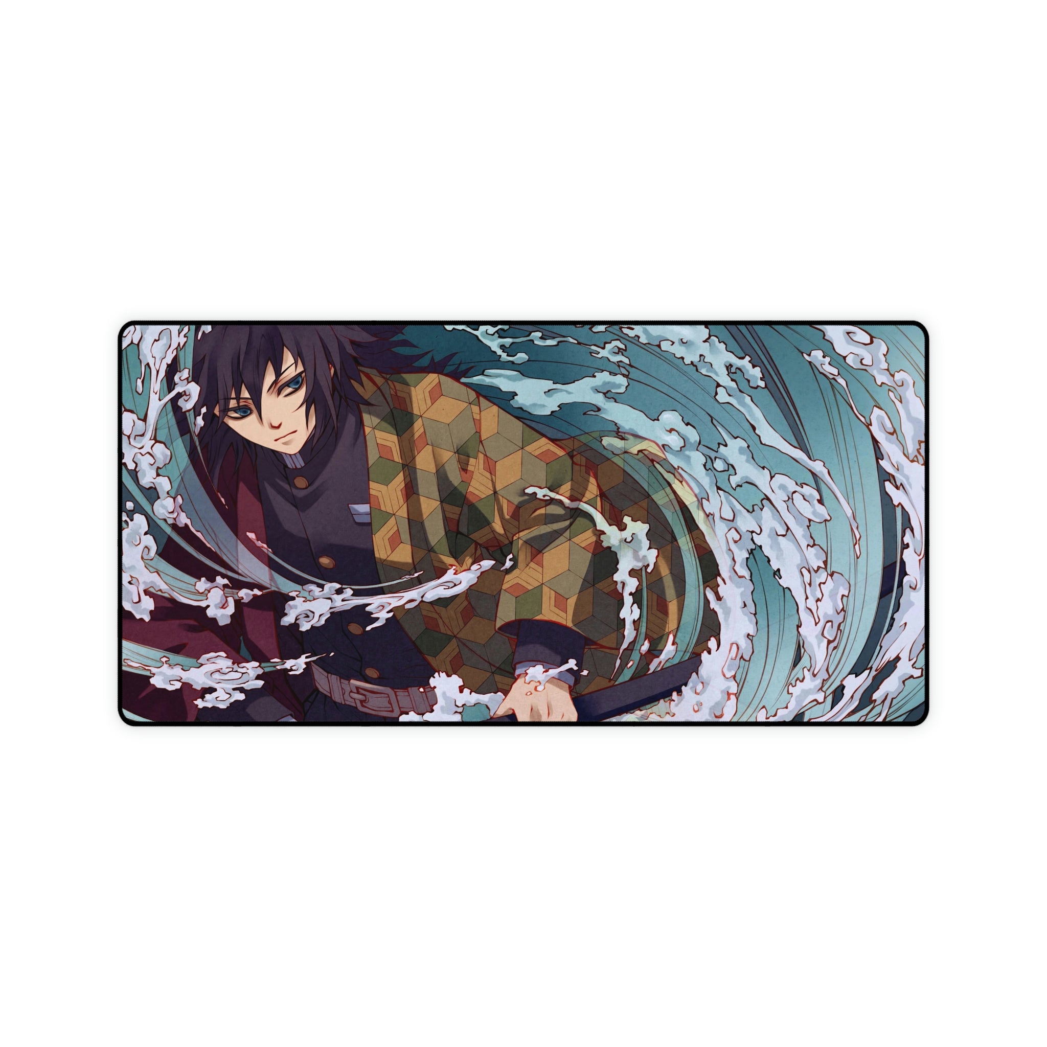Giyu Tomioka, Demon Slayer, Water Hashira, Mouse Pad (Desk Mat)