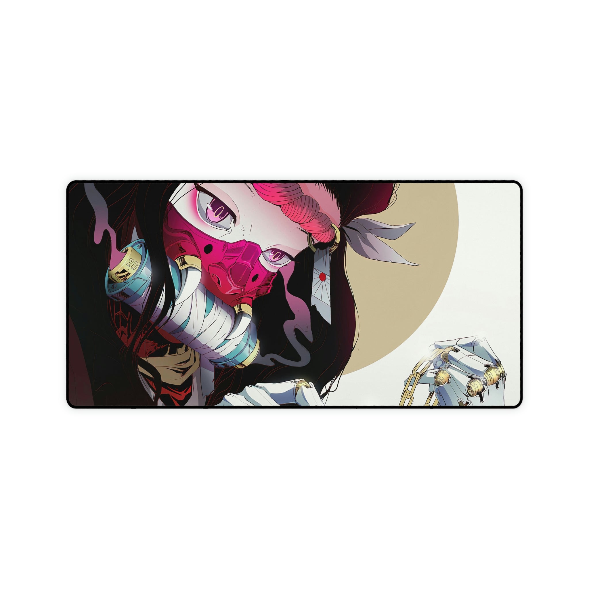 Nezuko Kamado Mask Demon Mouse Pad (Desk Mat)