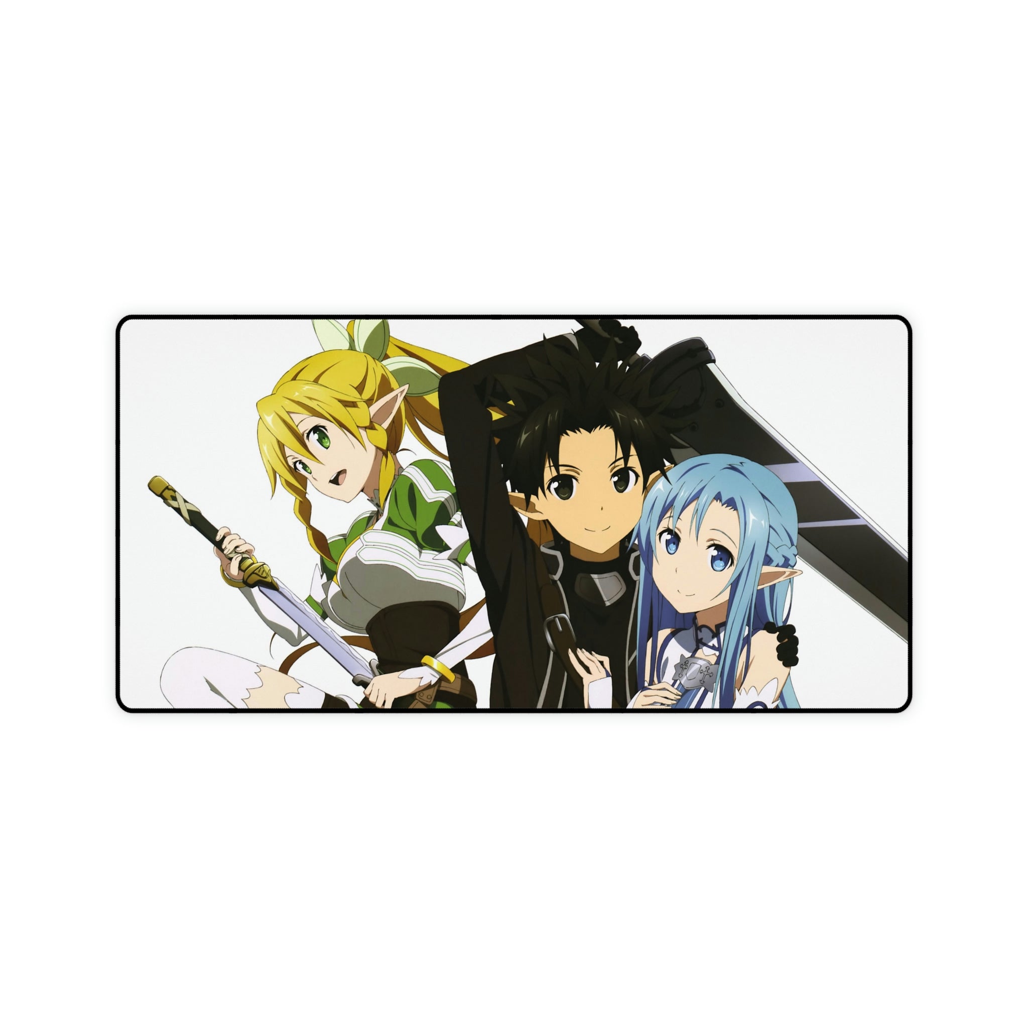 Kirito, Asuna and Leafa Mouse Pad (Desk Mat) – Anime Desk Mat