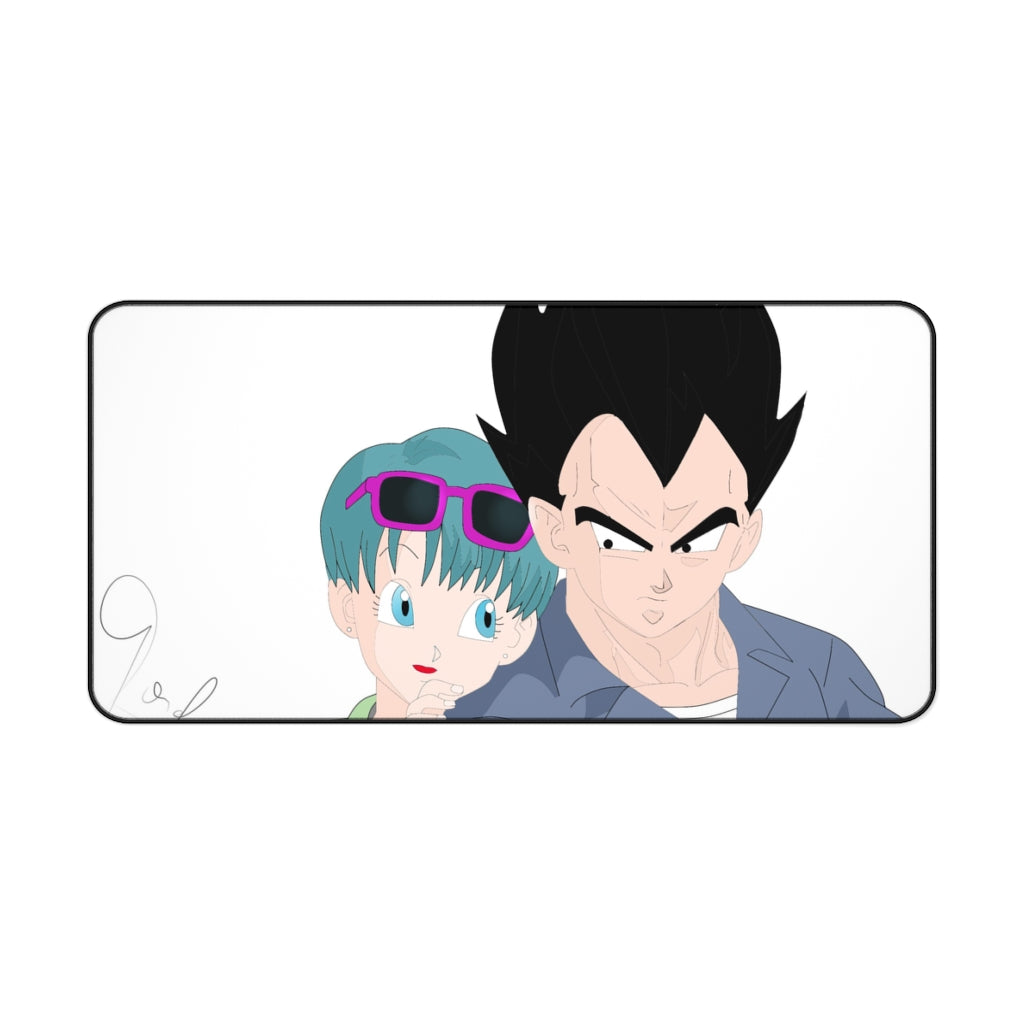 Vegeta and Bulma Mouse Pad (Desk Mat)