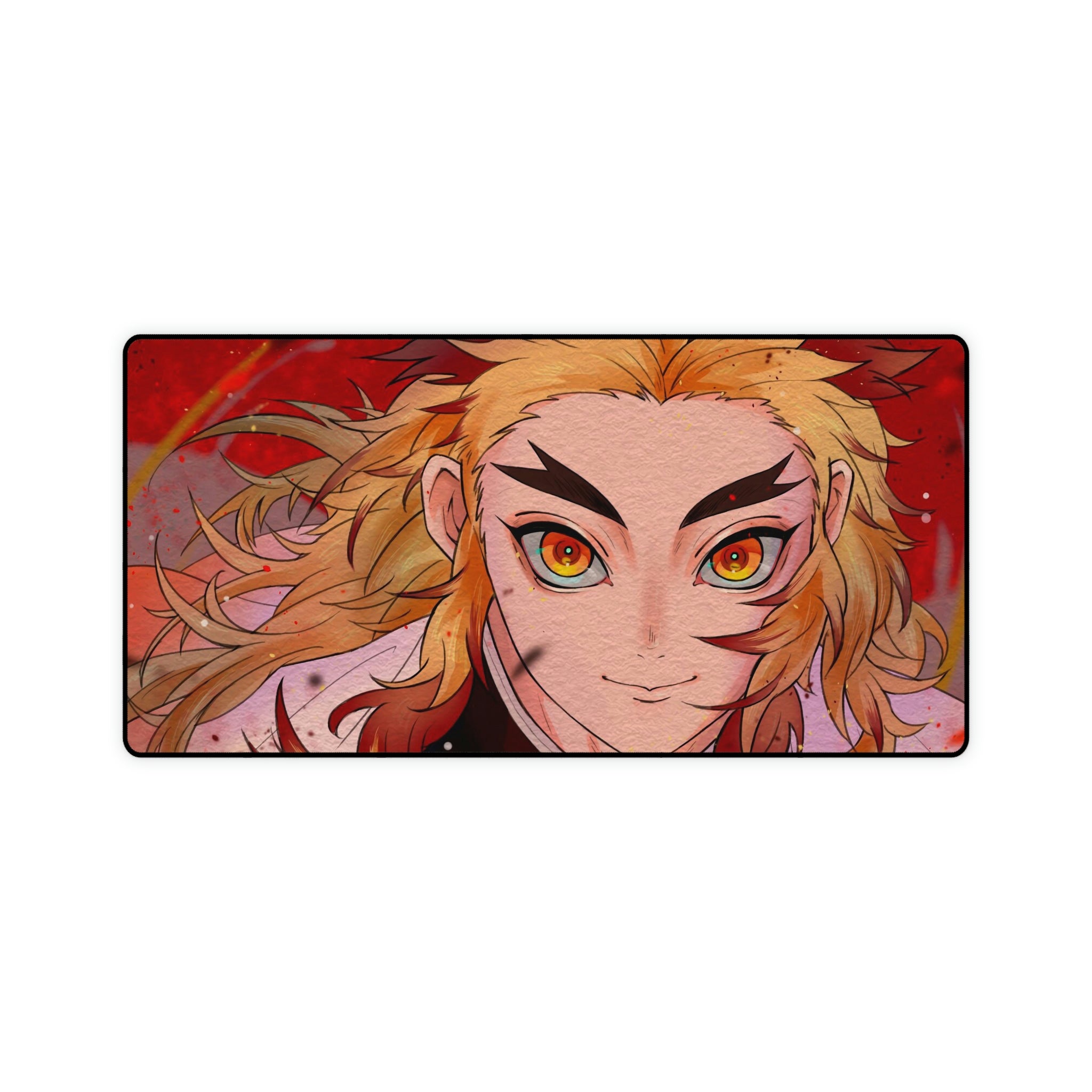 Kyojuro Rengoku, Kimetsu no Yaiba, Mouse Pad (Desk Mat)