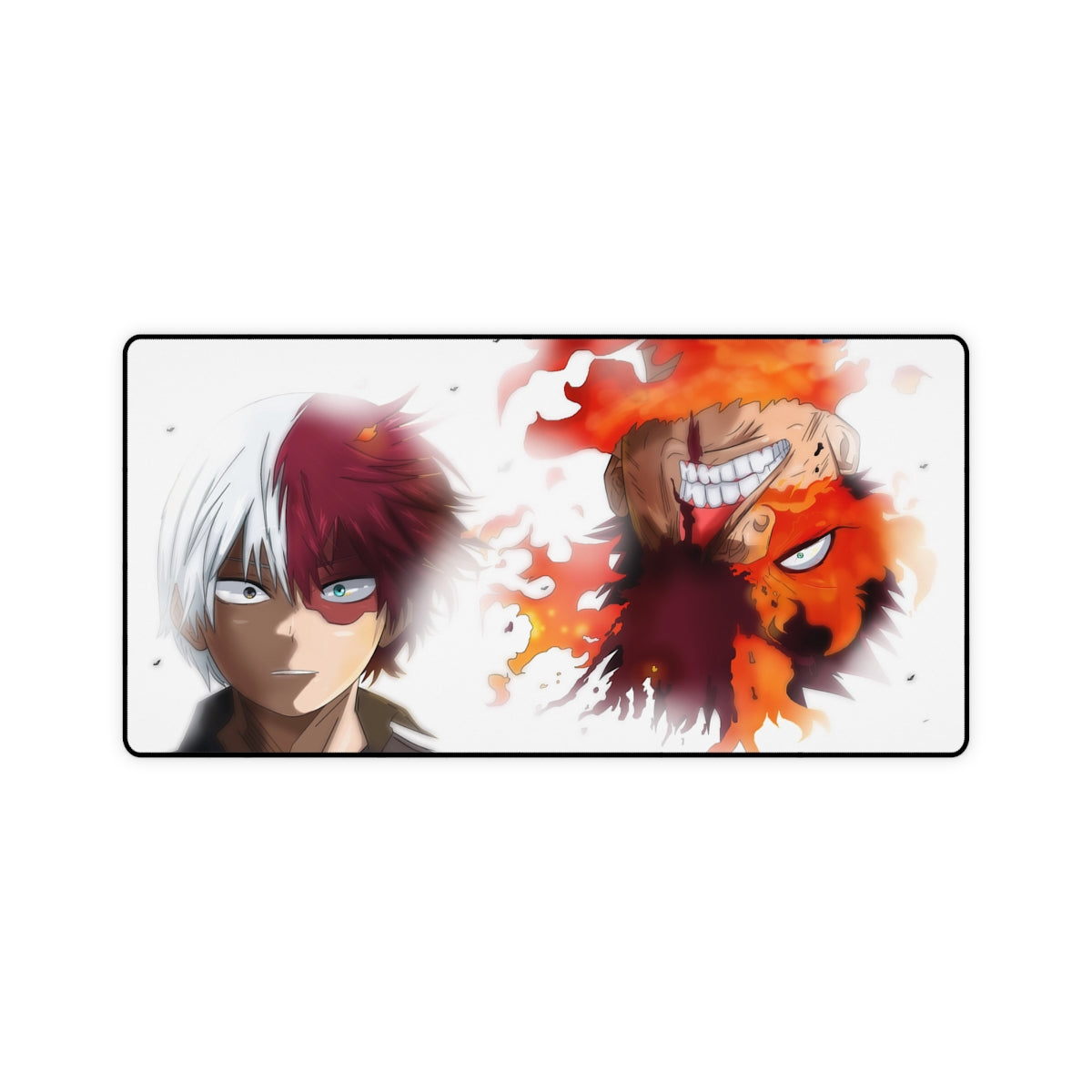 Shoto Todoroki / Enji Todoroki Mouse Pad (Desk Mat) – Anime Desk Mat