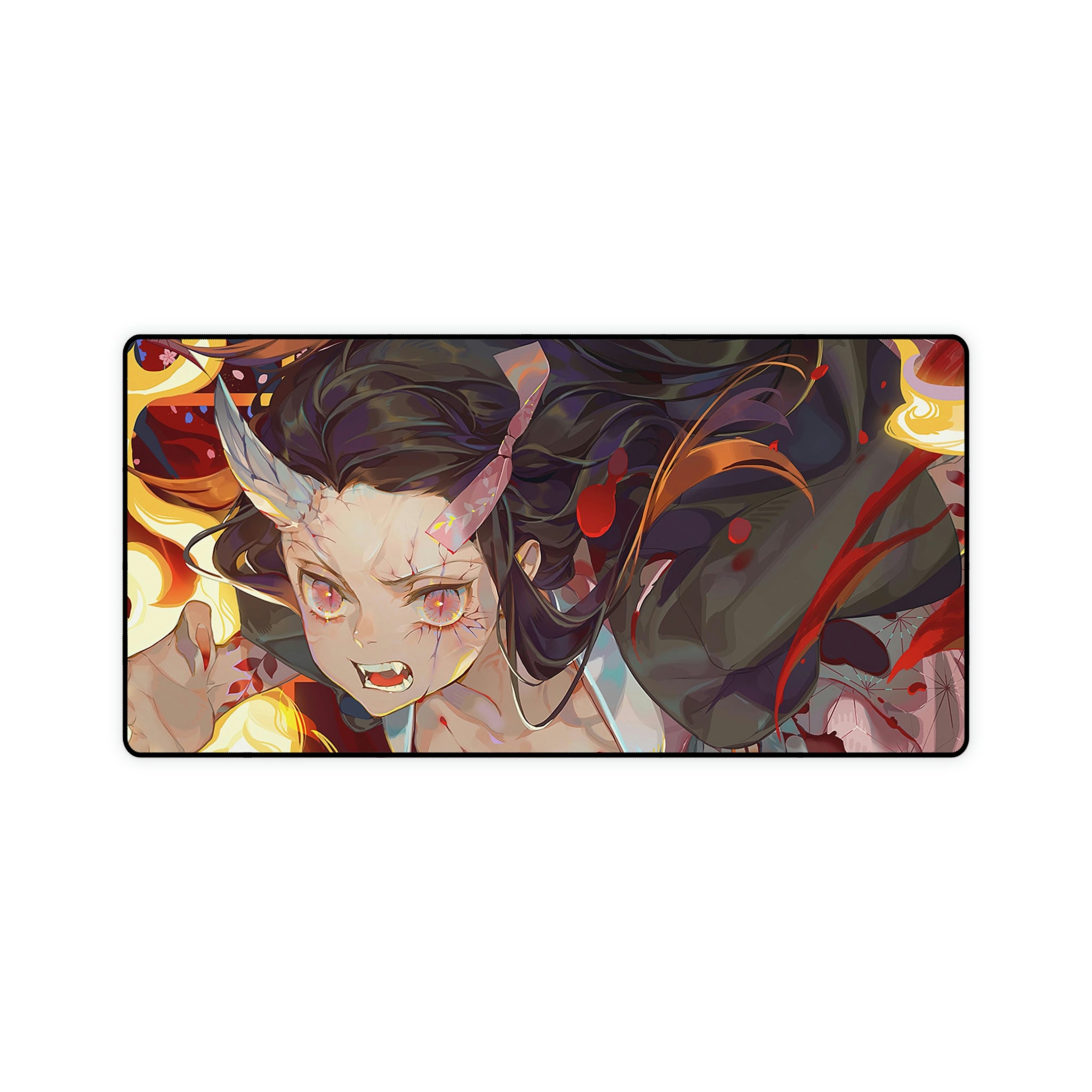 Nezuko Demon Form Demon Mouse Pad (Desk Mat)