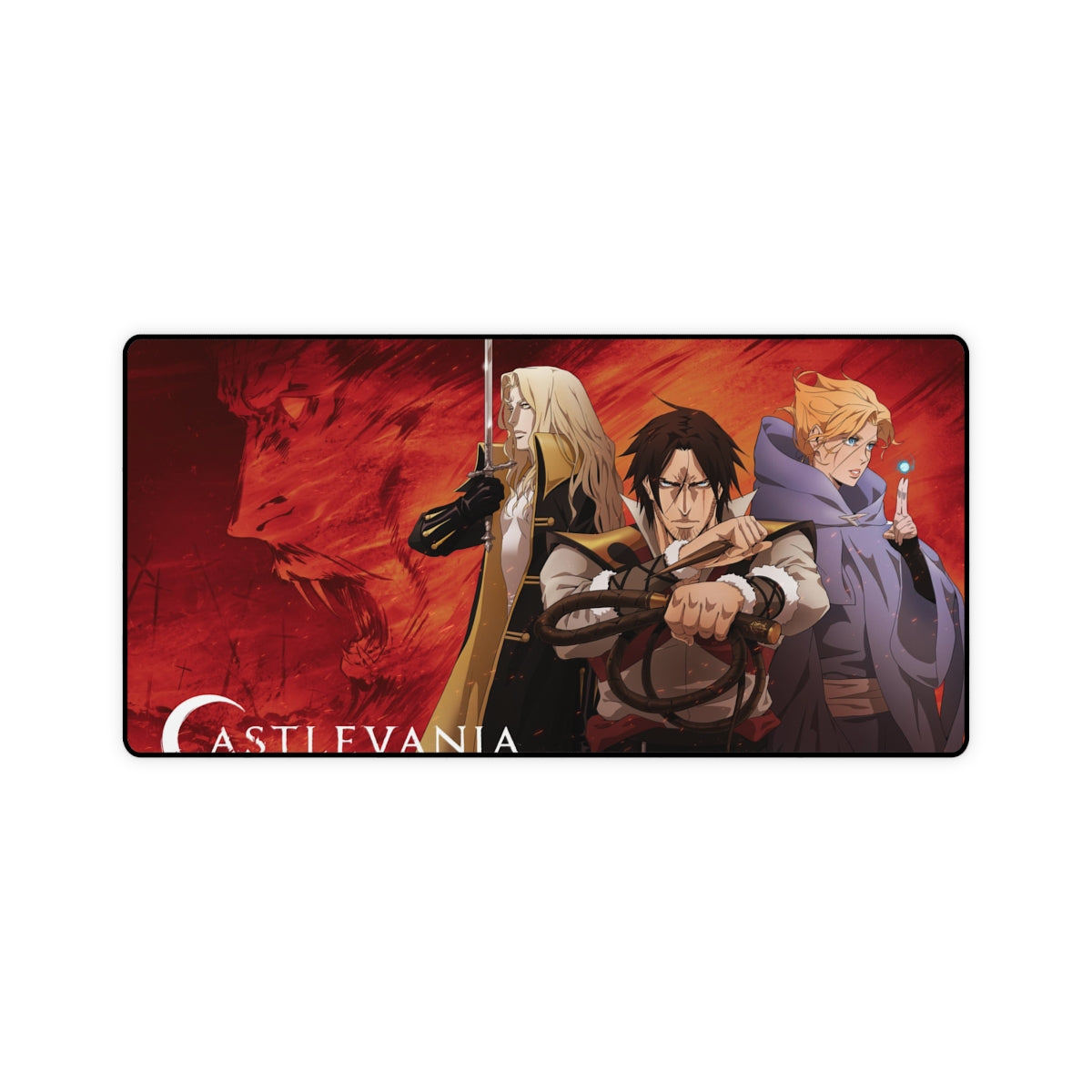Cast of Castlevania animated series Mouse Pad (Desk Mat)
