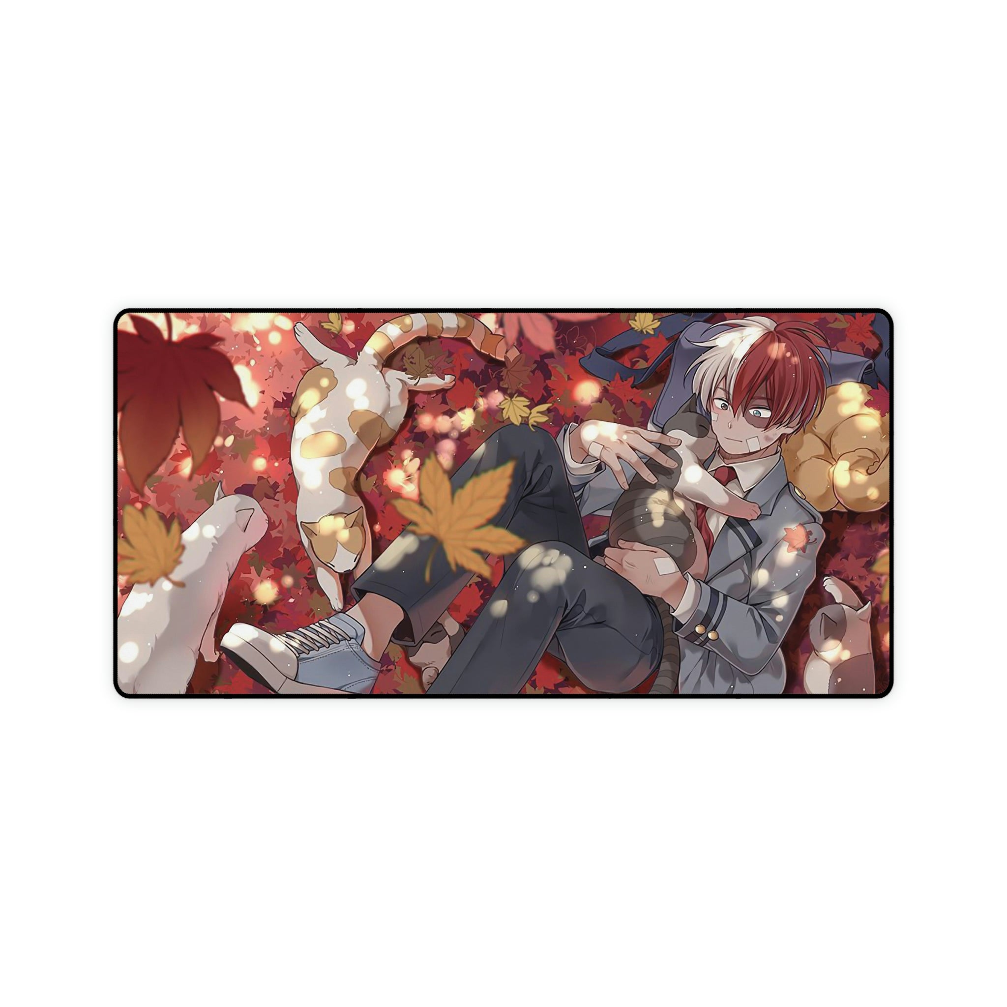 Shoto Todoroki, Cats, [My Hero Academia], Mouse Pad (Desk Mat)