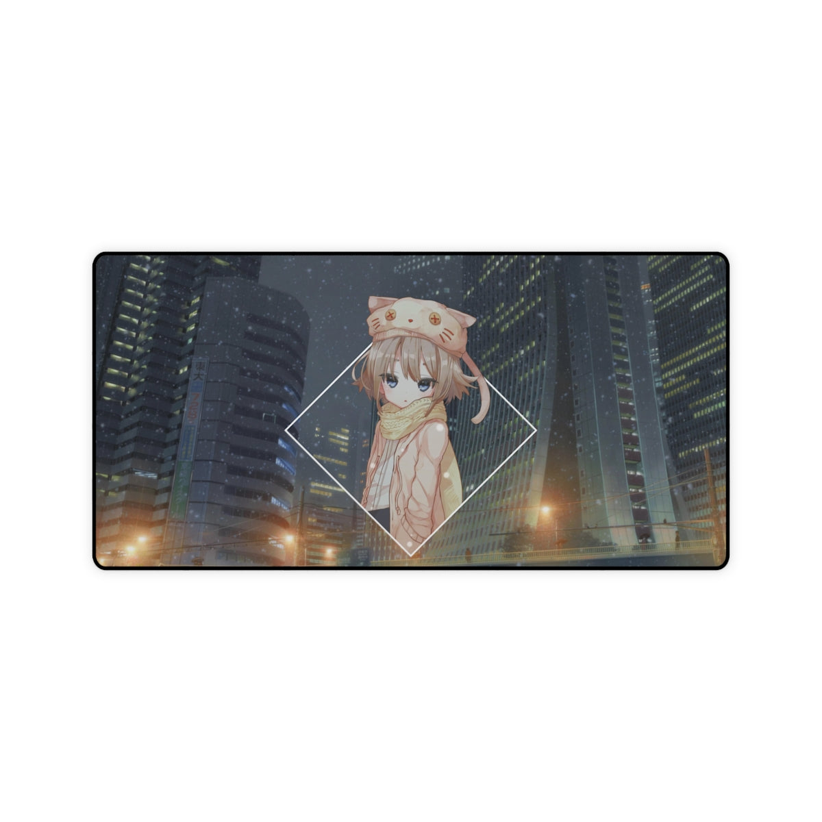 Anime Girl Mouse Pad (Desk Mat)