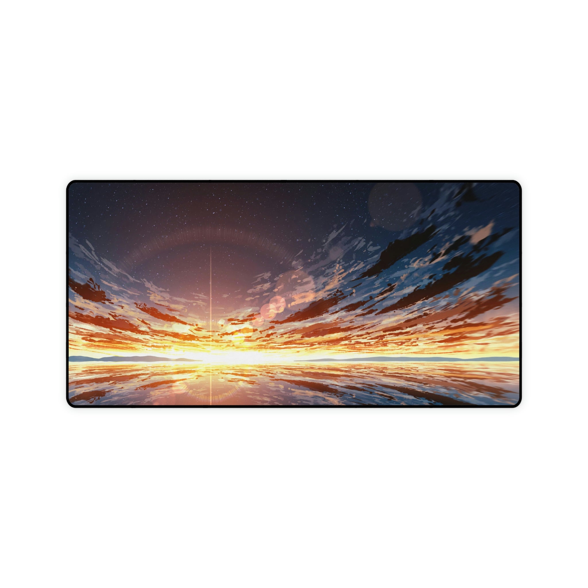Horizon, Scenery, Anime, Clouds, Sky, Mouse Pad (Desk Mat)