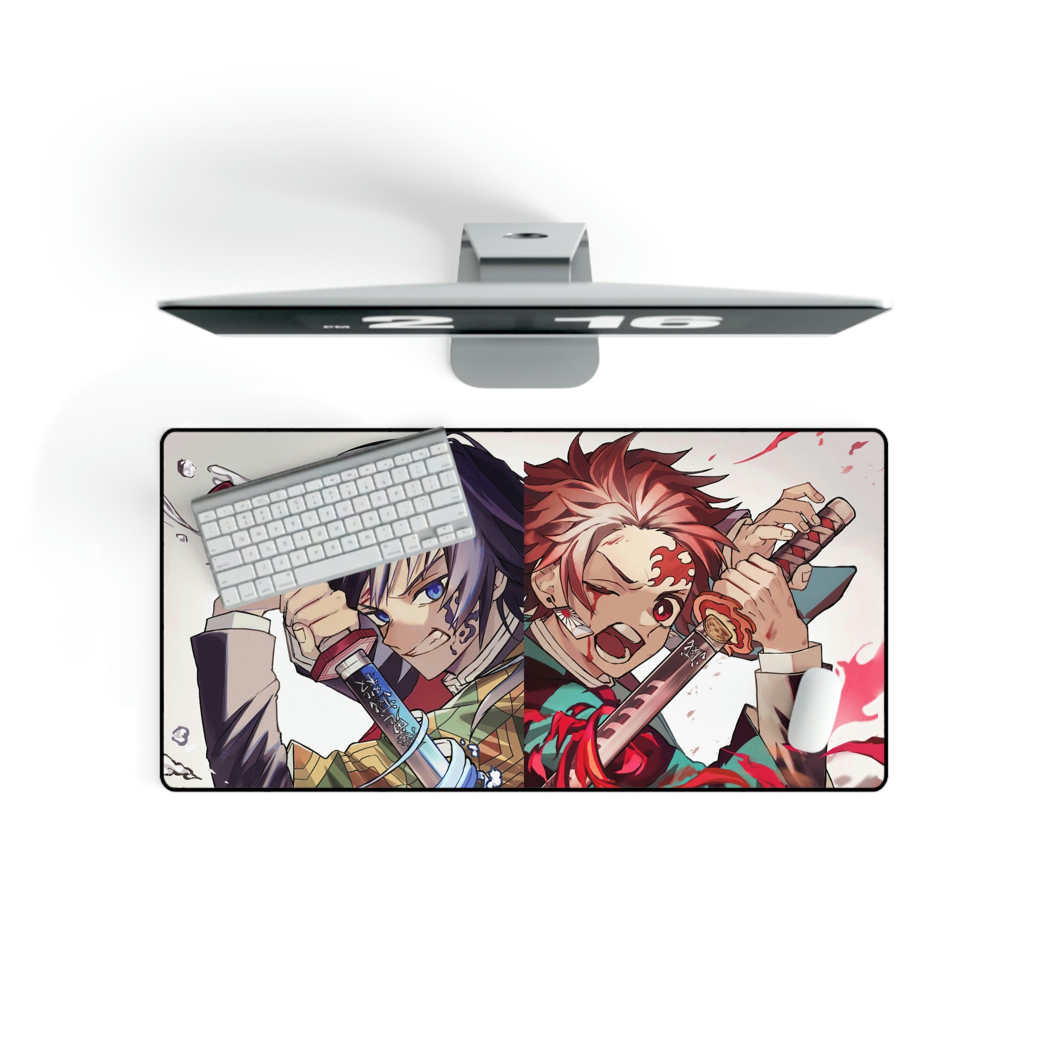 Giyu Tomioka Tanjiro Kamado Mouse Pad (Desk Mat)