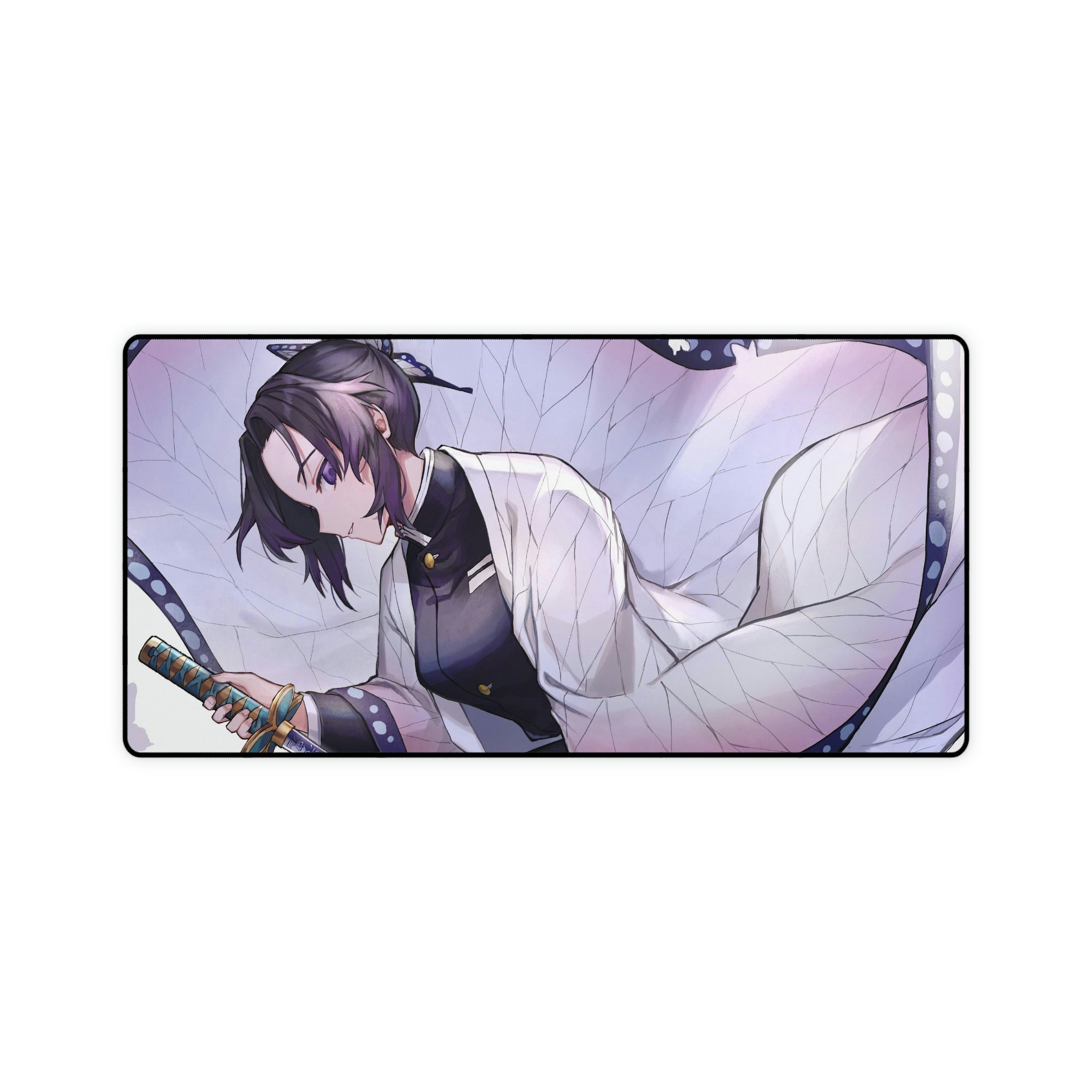 Shinobu Kocho, (Kimetsu no Yaiba), Katana, Mouse Pad (Desk Mat)