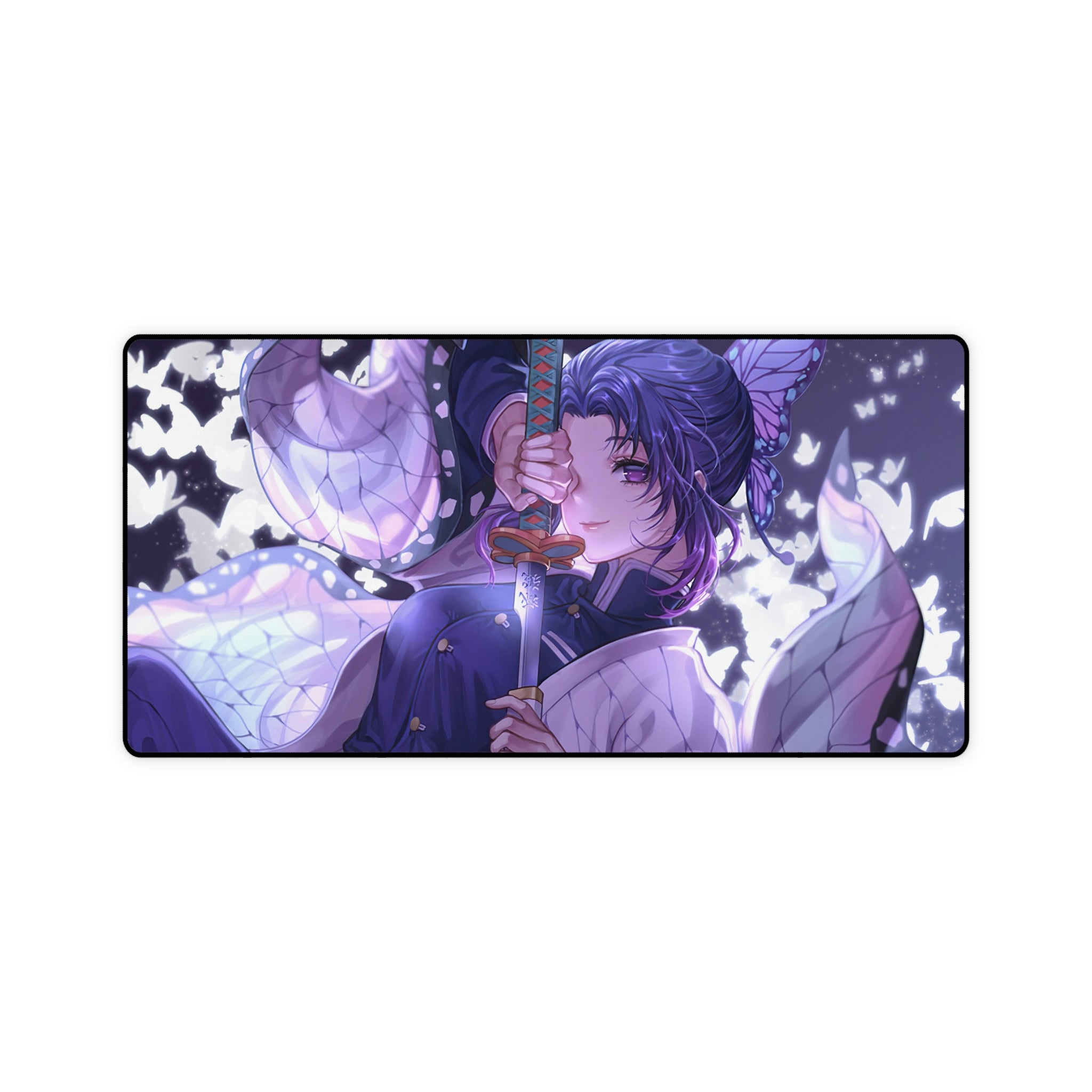 Shinobu Kocho, Katana, Kimetsu no Yaiba, Mouse Pad (Desk Mat)