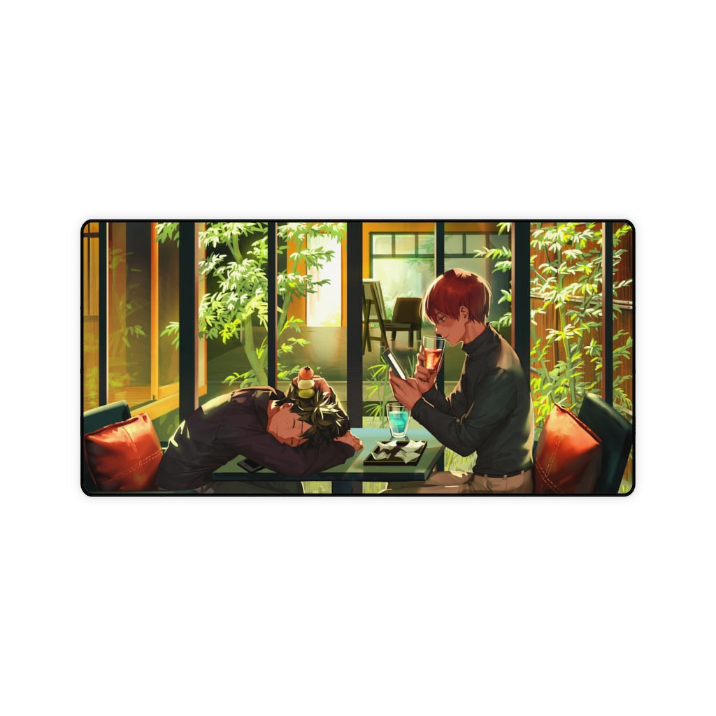 Izuku Midoriya and Shoto Todoroki Mouse Pad (Desk Mat)