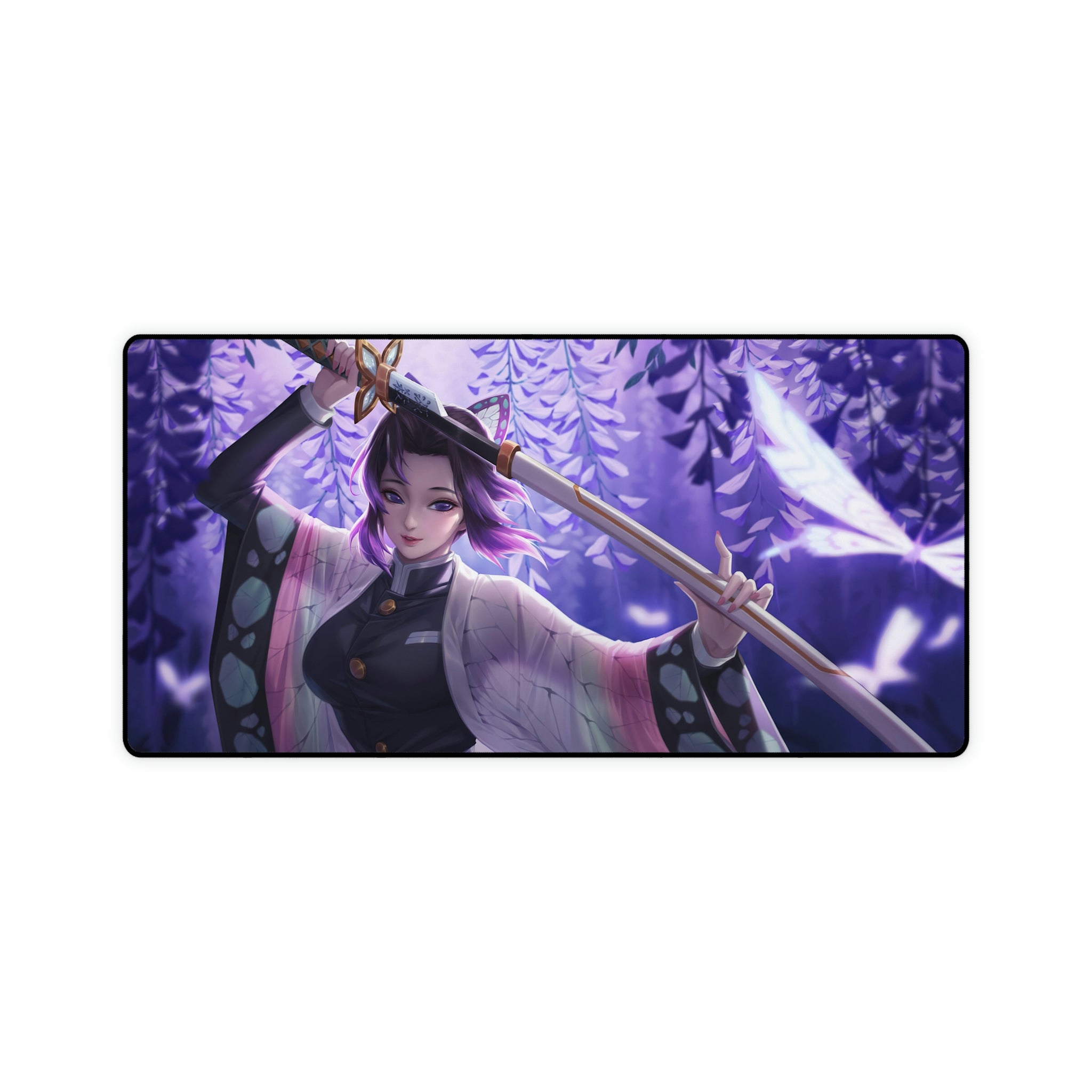 Shinobu Kocho, Katana, Kimetsu no Yaiba, Mouse Pad (Desk Mat)