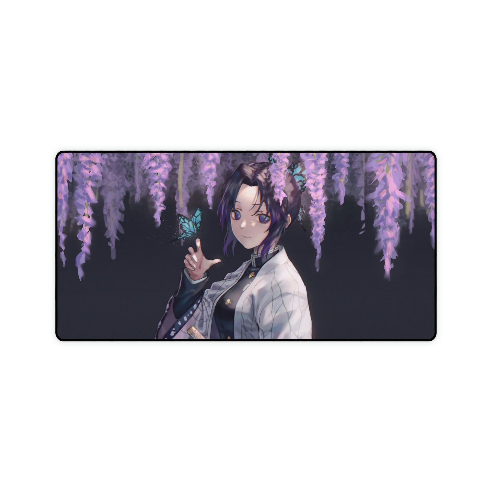 Shinobu Kocho, Kimetsu no Yaiba, Buttefly, Mouse Pad (Desk Mat)