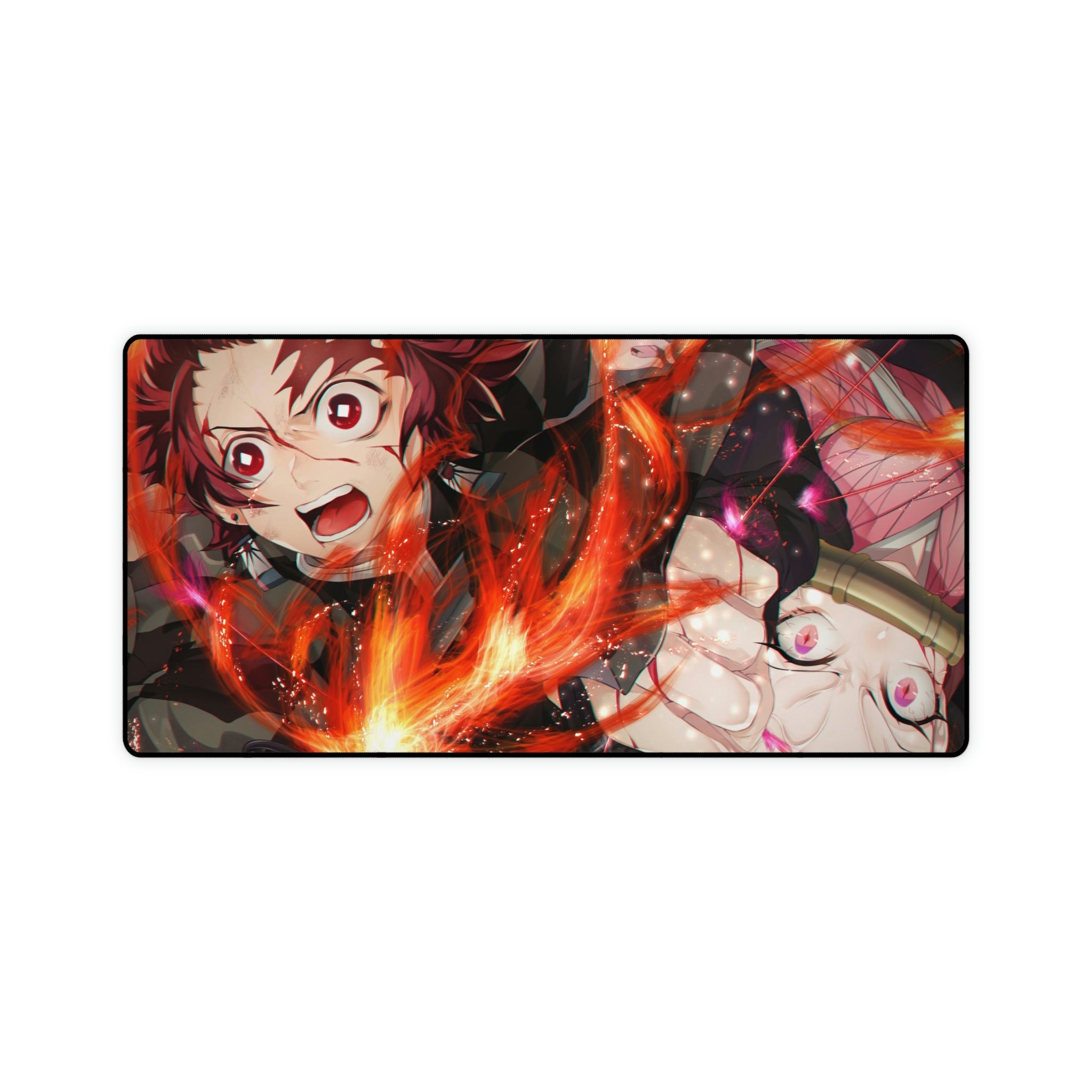 Tanjiro, Nezuko, Kimetsu no Yaiba, Mouse Pad (Desk Mat)