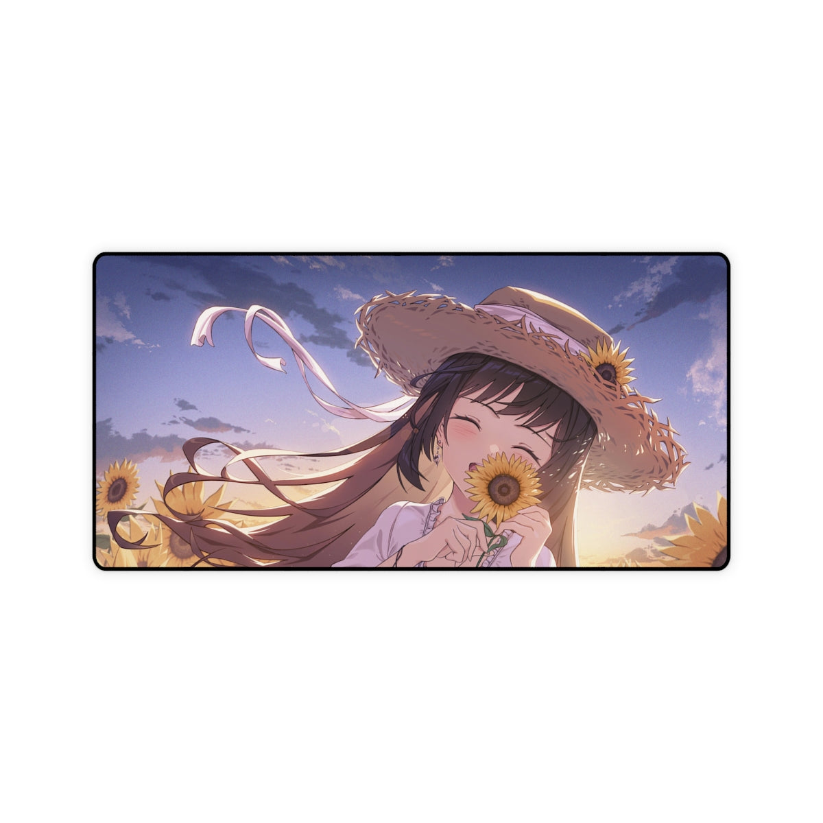 Anime Girl Mouse Pad (Desk Mat)