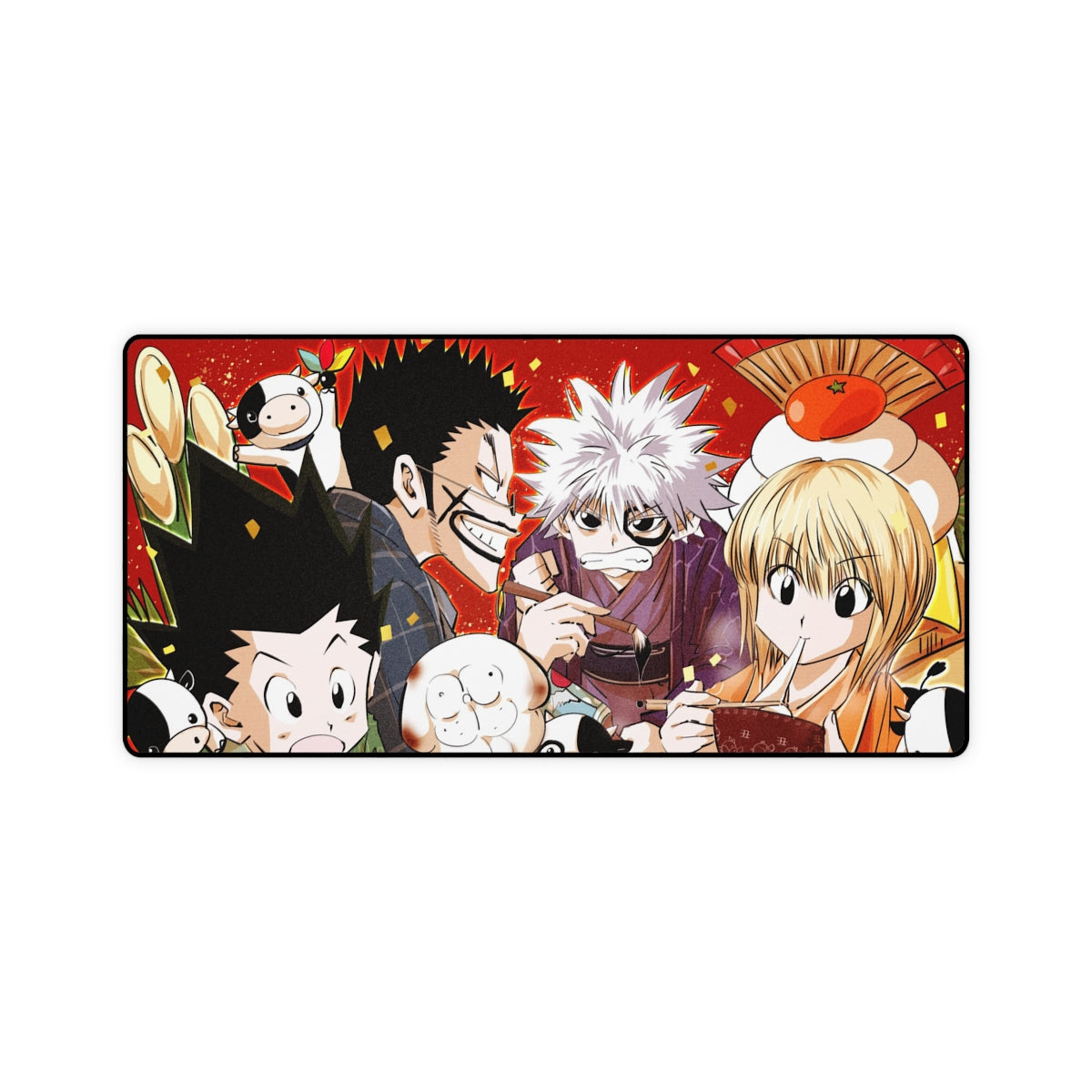 Hunter x Hunter Killua Zoldyck, Kurapika, Gon Freecss Mouse Pad (Desk