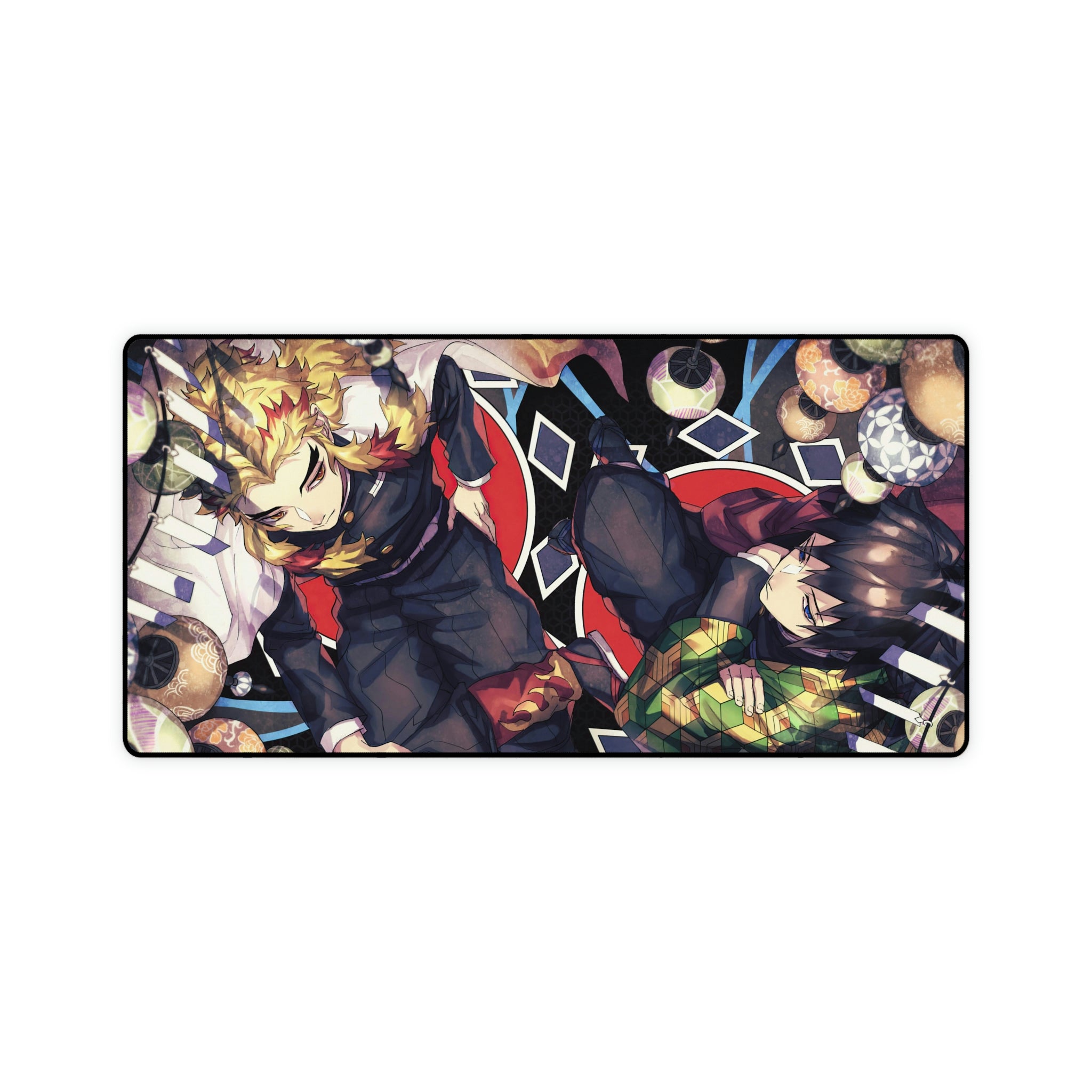 Kimetsu no Yaiba, Kyojuro Rengoku, Giyu Tomioka, Mouse Pad (Desk Mat)