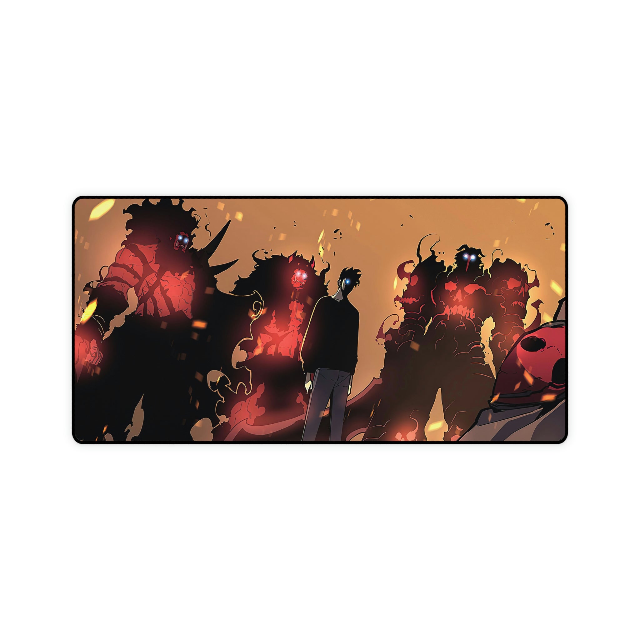 Solo Leveling, Sung Jin Woo, Orc, Shadow, Mouse Pad (Desk Mat)