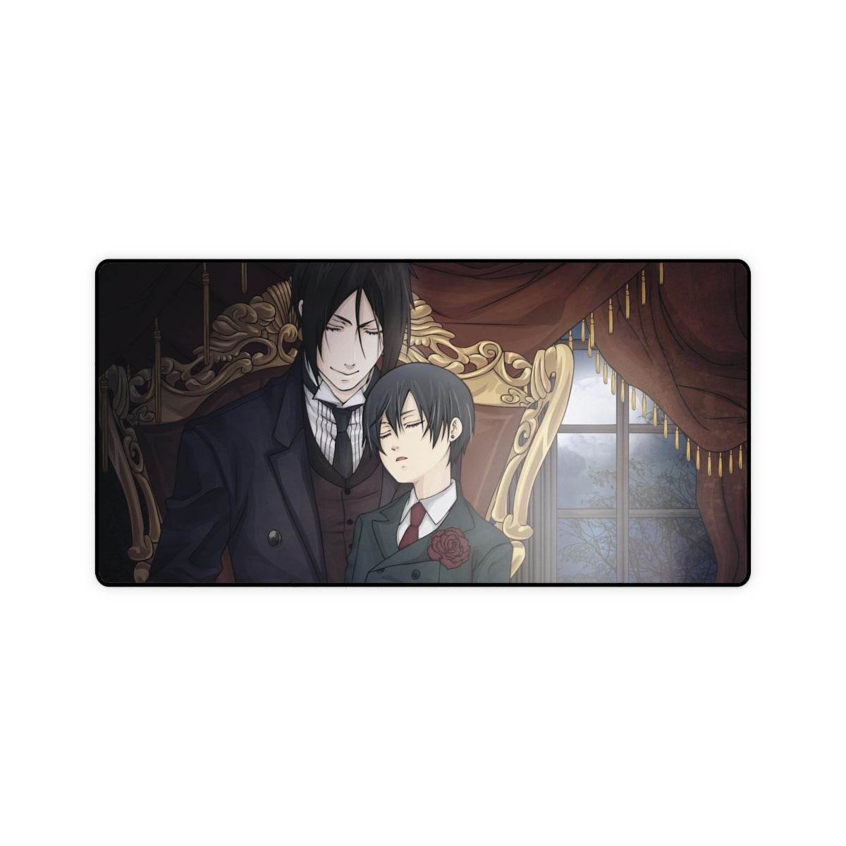 Black Butler Mouse Pad (Desk Mat)