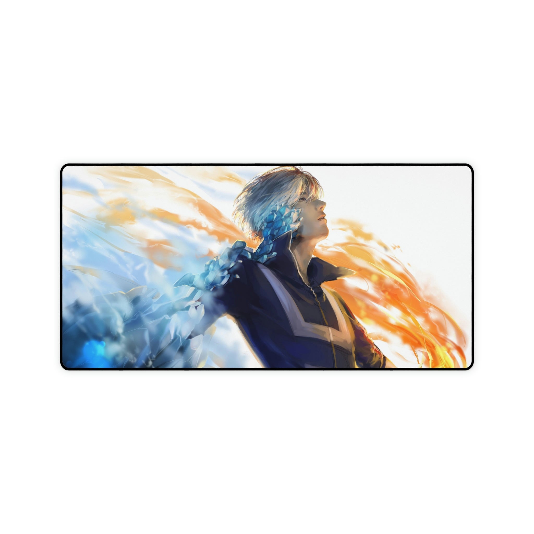 Shoto Todoroki, Fire and Ice, [My Hero Academia], Mouse Pad (Desk Mat)