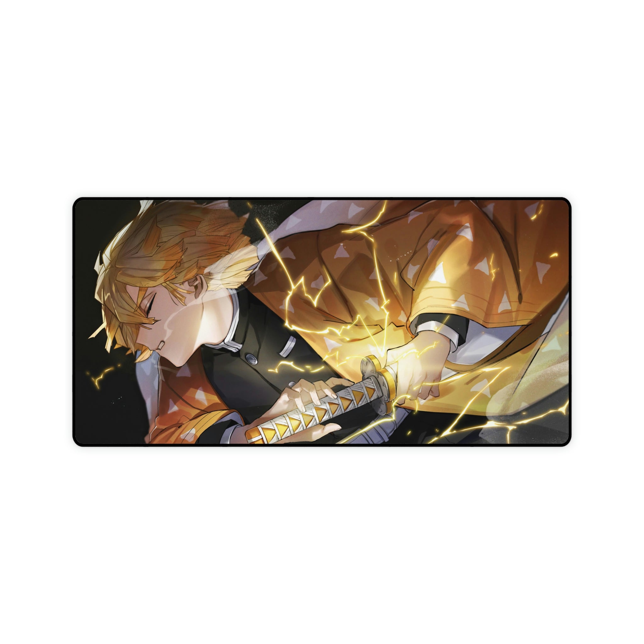 Zenitsu Agatsuma, Kimetsu no Yaiba, Mouse Pad (Desk Mat)