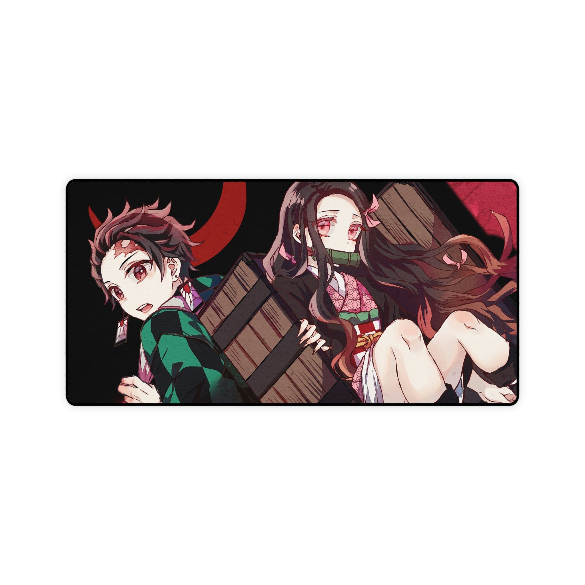 Tanjiro, Nezuko, Kimetsu no Yaiba, Mouse Pad (Desk Mat)