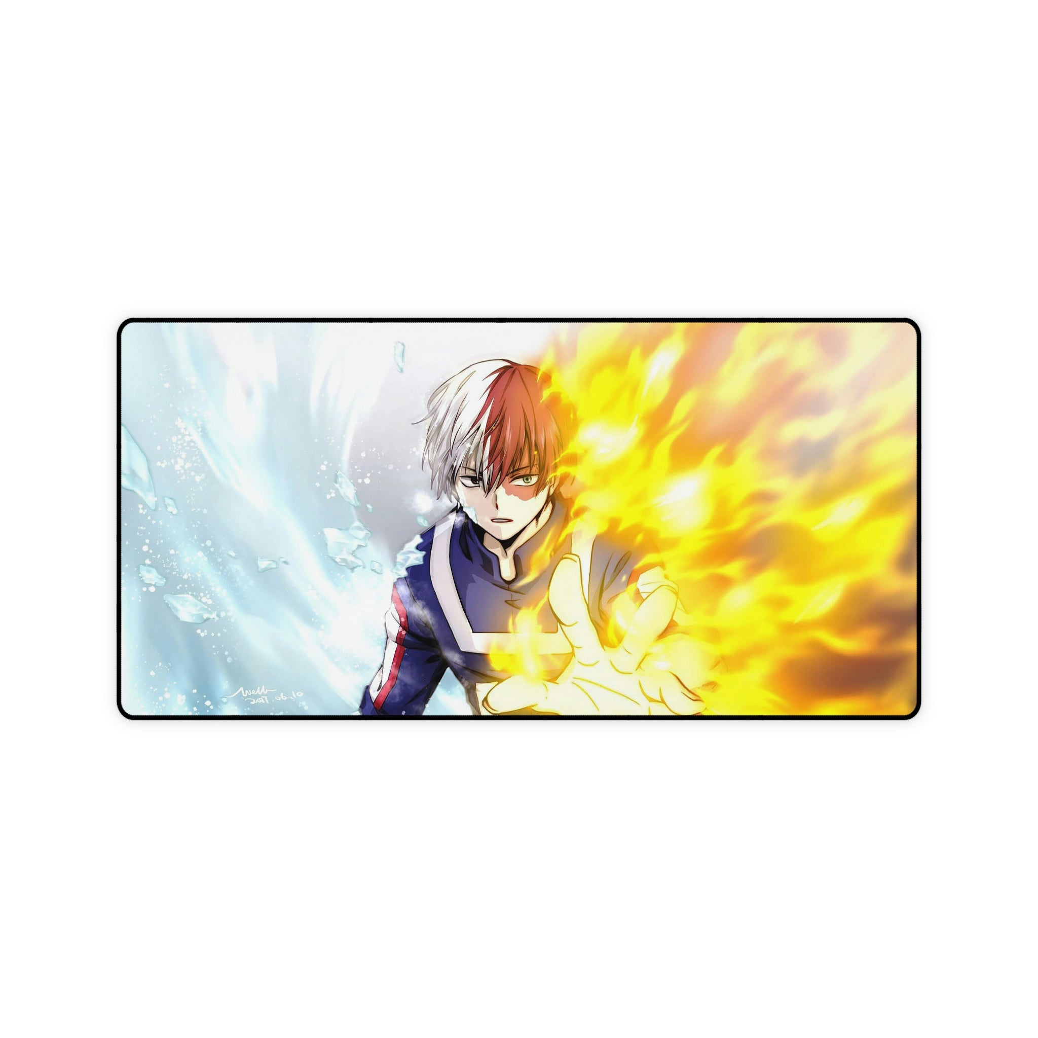 Shoto Todoroki, Fire, Ice, [My Hero Academia], Mouse Pad (Desk Mat)
