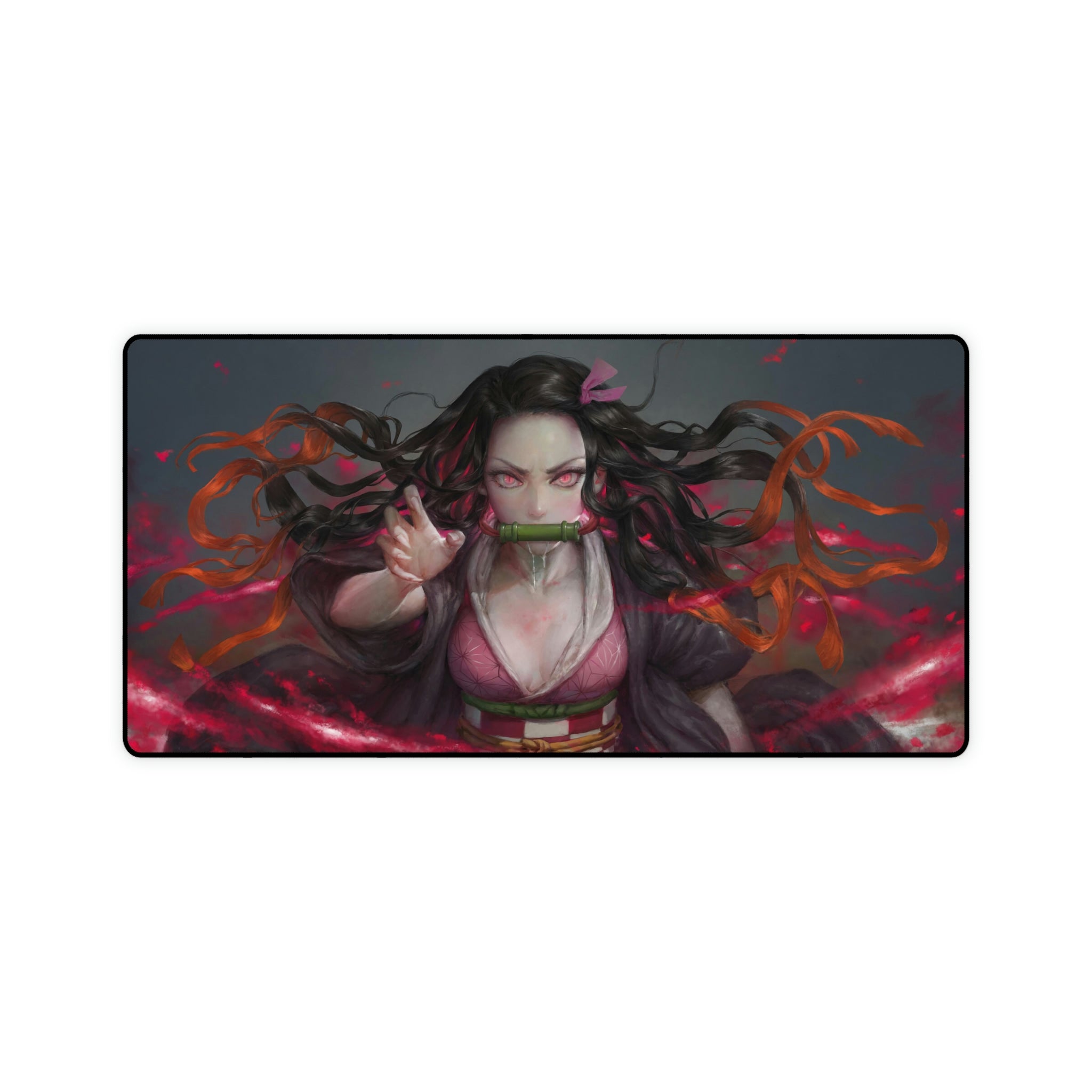 Nezuko, Blood Demon Art, Kimetsu no Yaiba, Mouse Pad (Desk Mat)